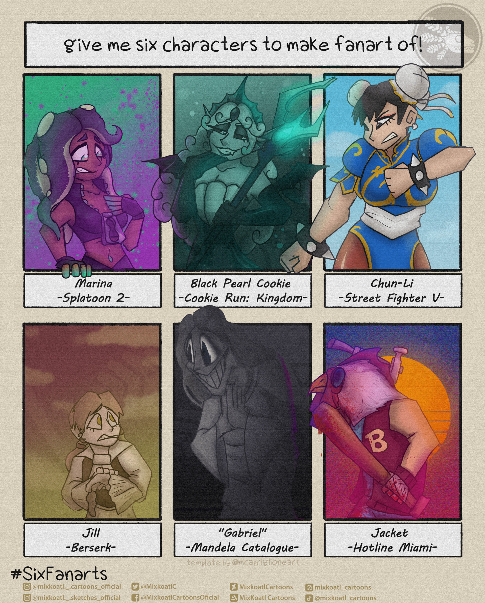 ArtStation - 2-SIX Characters Challenge