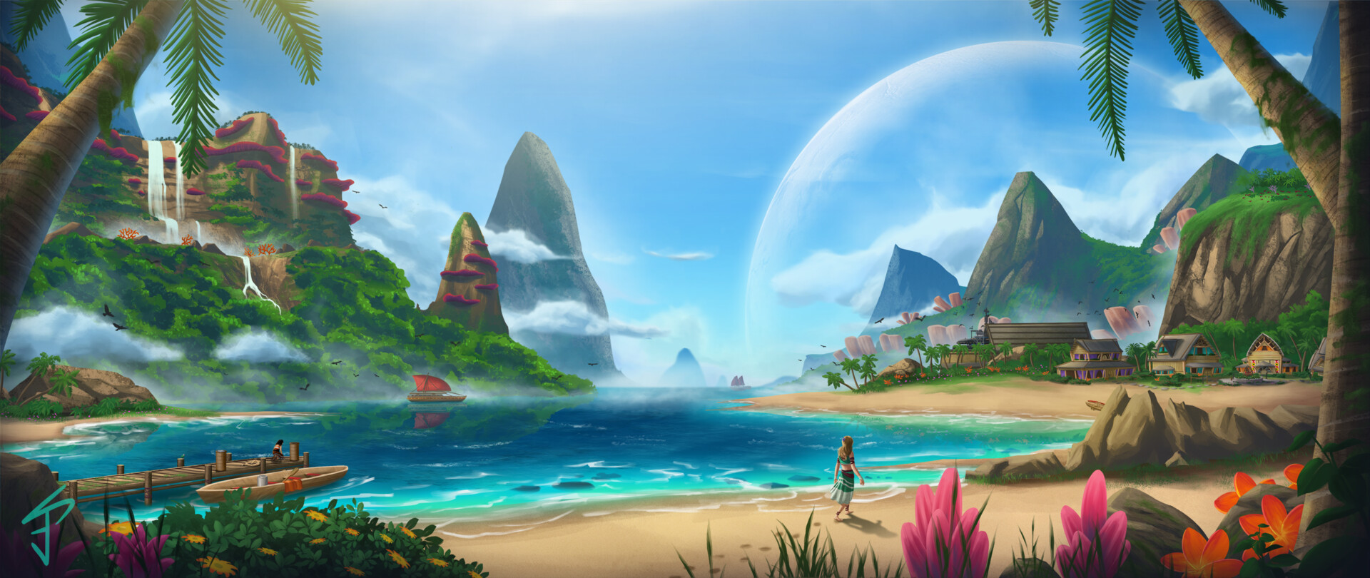 ArtStation - Serene Paradise