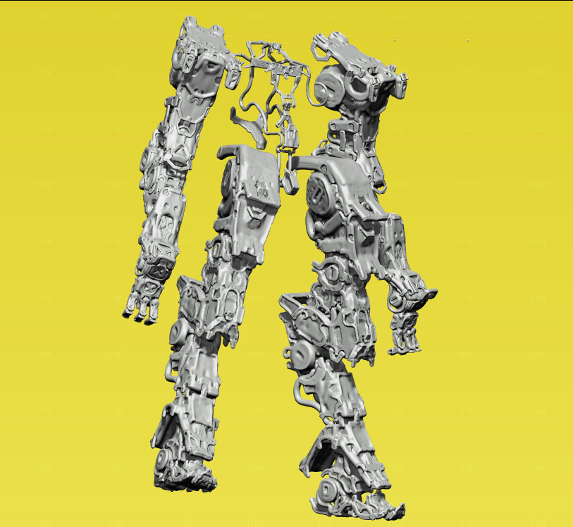 ArtStation - Mech sketch