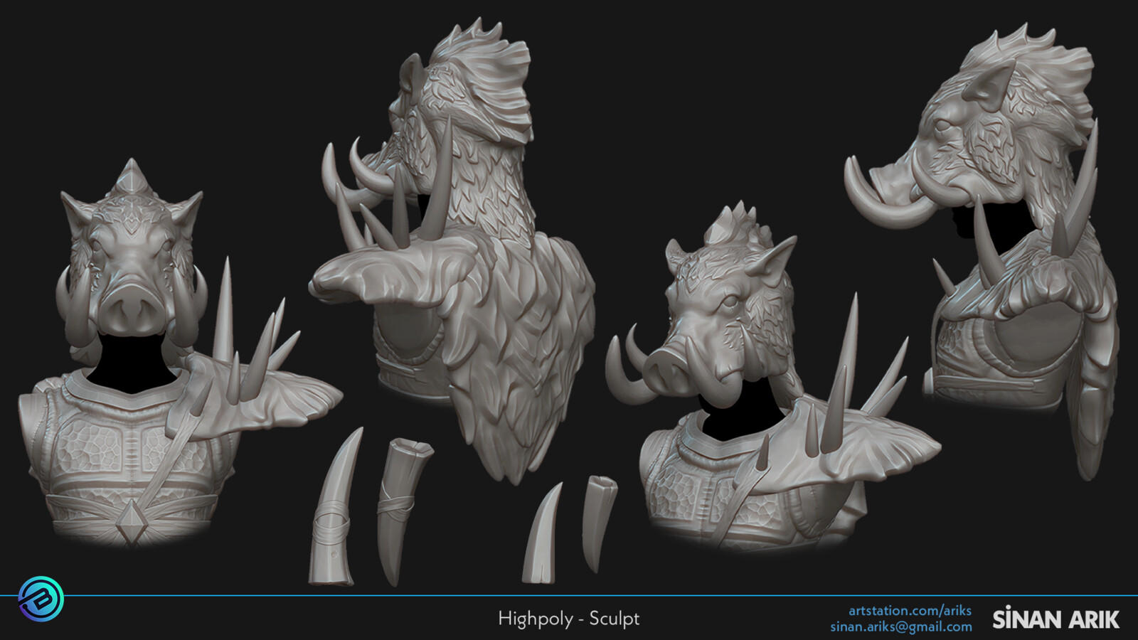Sinan Arık - Boar Stylized Armor