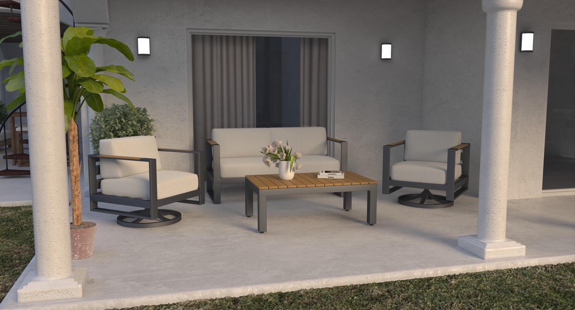 ArtStation - St. Croix 7 Piece Seating