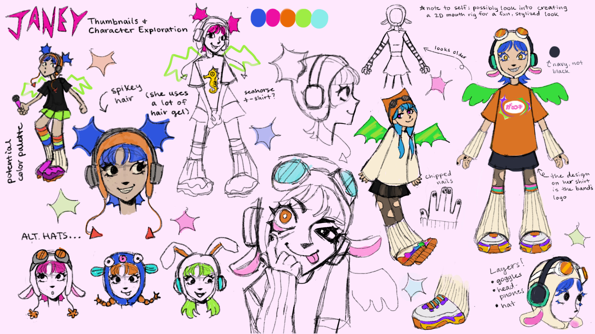 ArtStation - Janey- Character Exploration