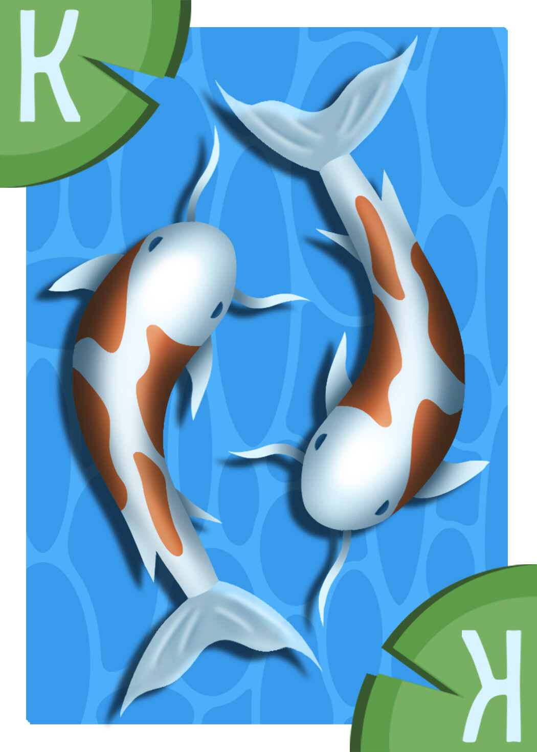 ArtStation - Koi Playing Card