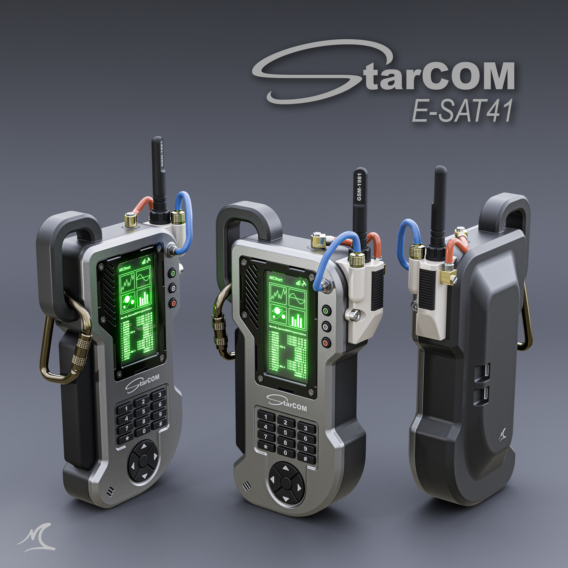 ArtStation - StarCOM - E-SAT41 (Walkie Talkie)