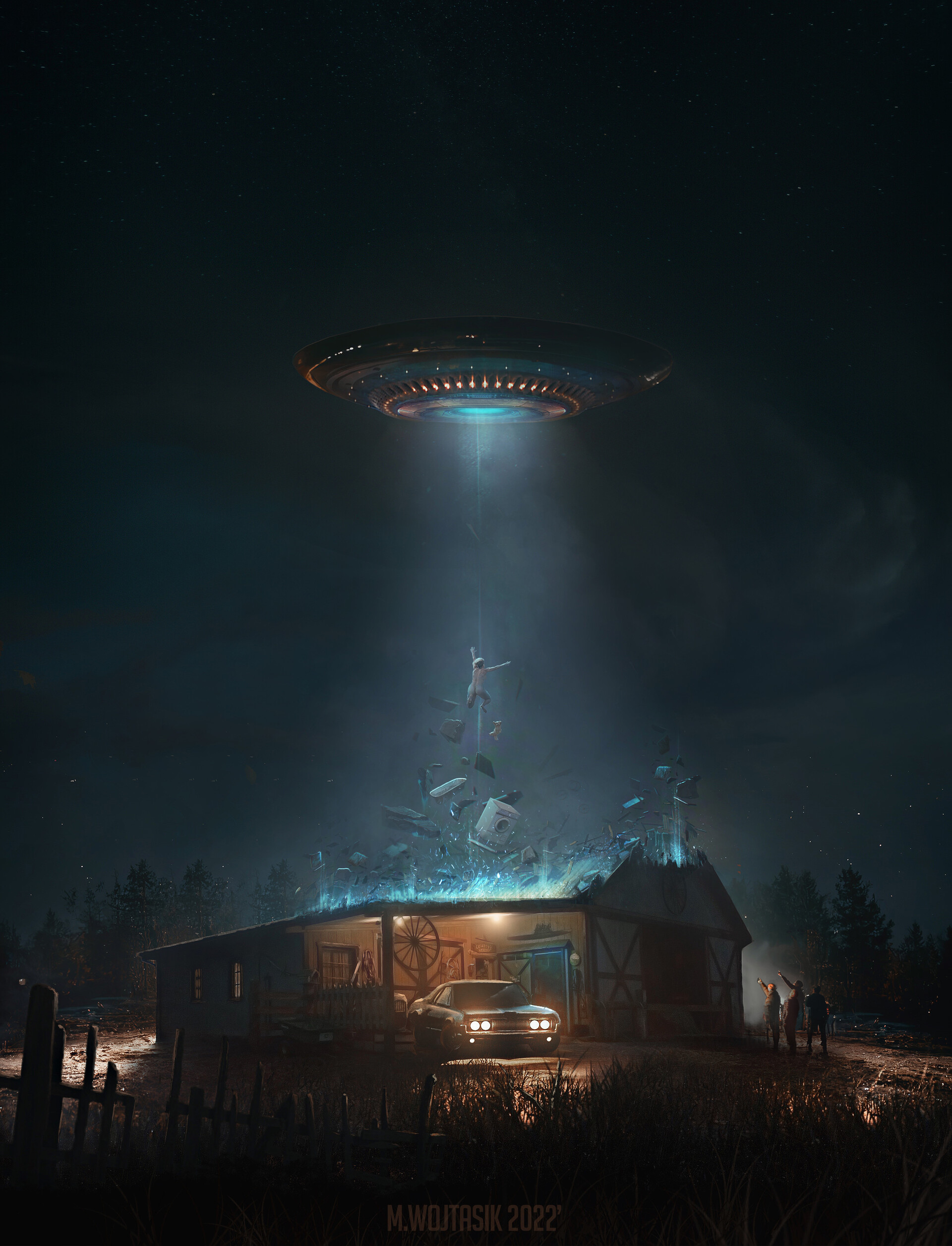 ArtStation - Alien Abduction