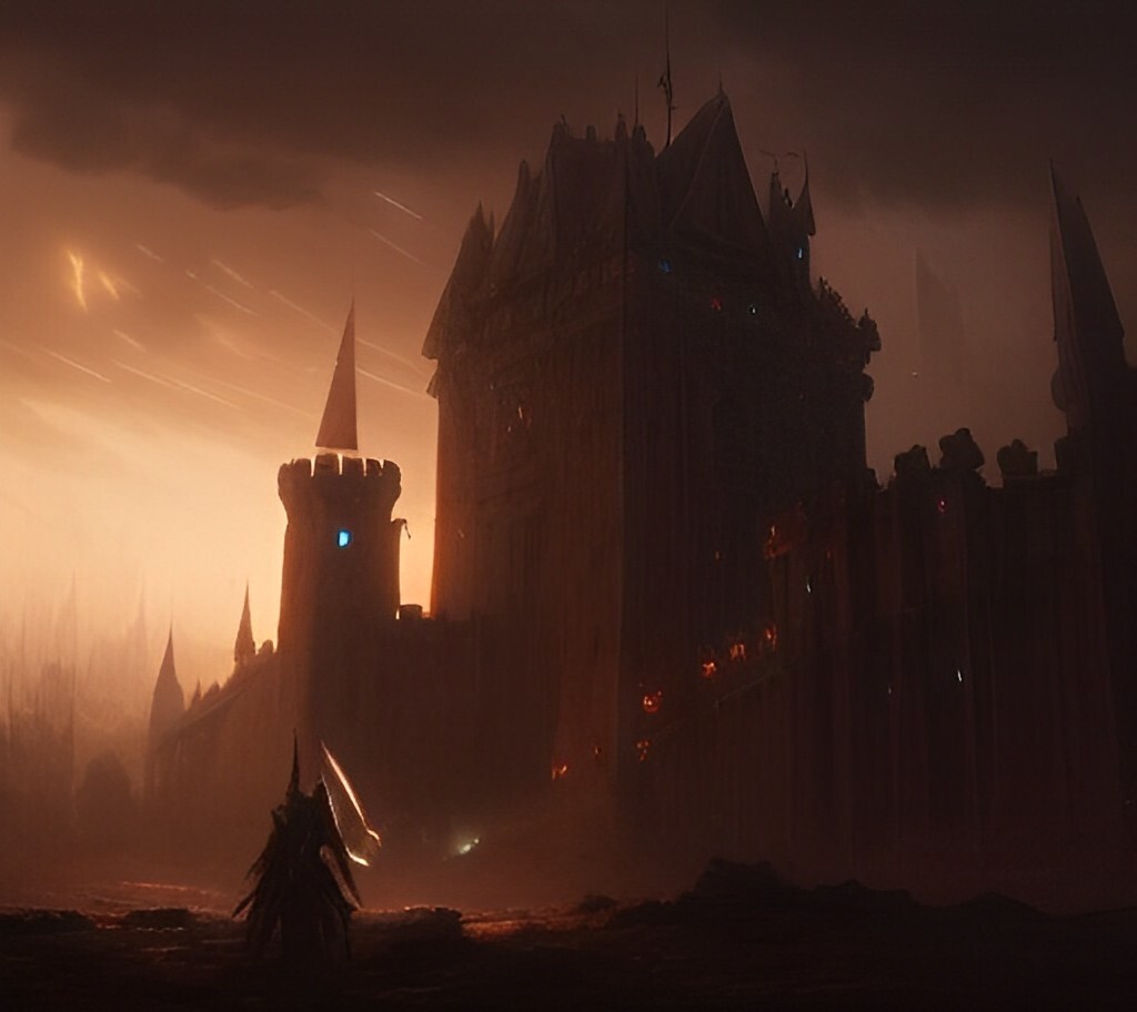 ArtStation - The Final Castle, the end is there - Made By AI