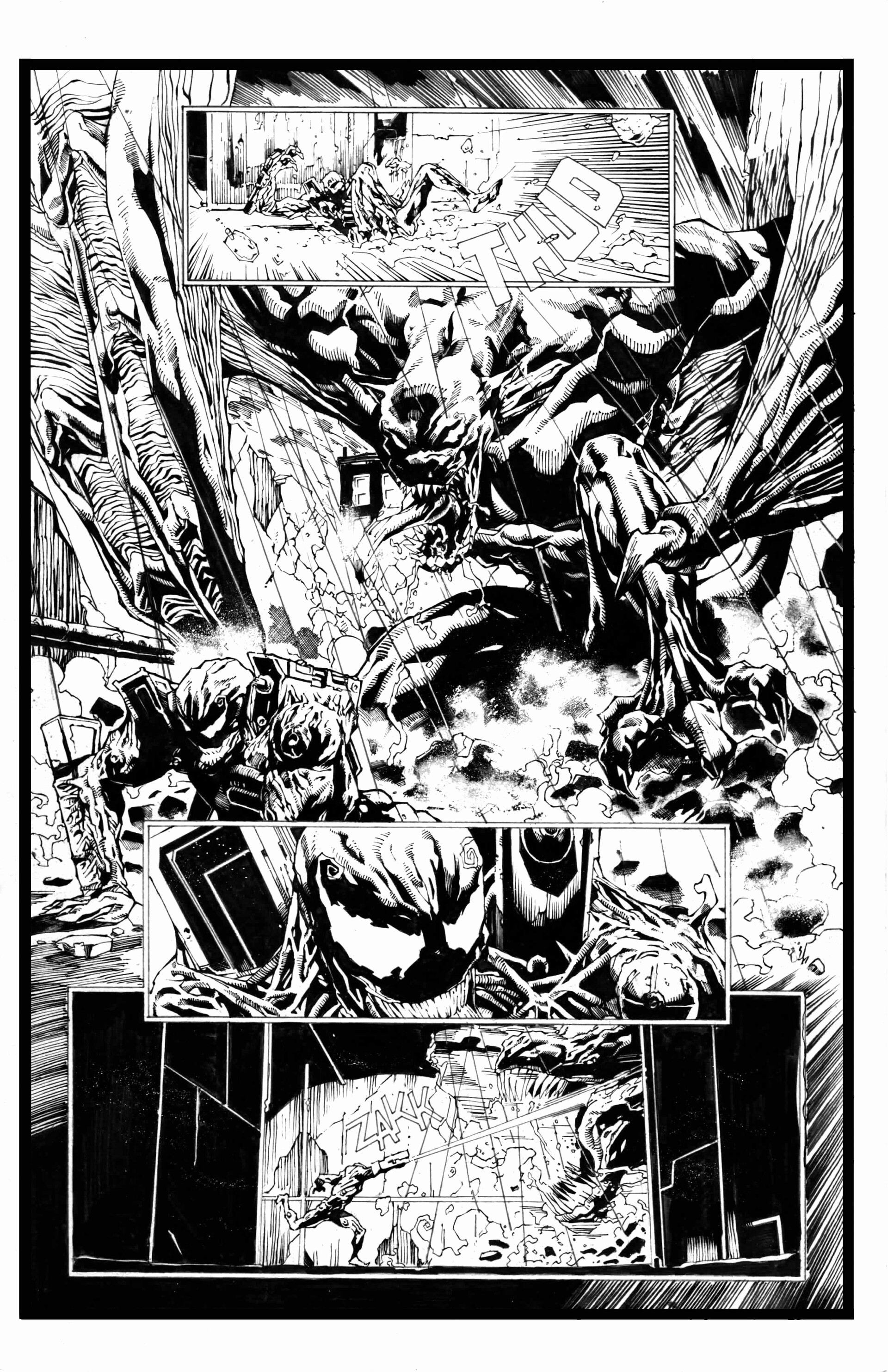 ArtStation - Venom Ink Sample Interior Page