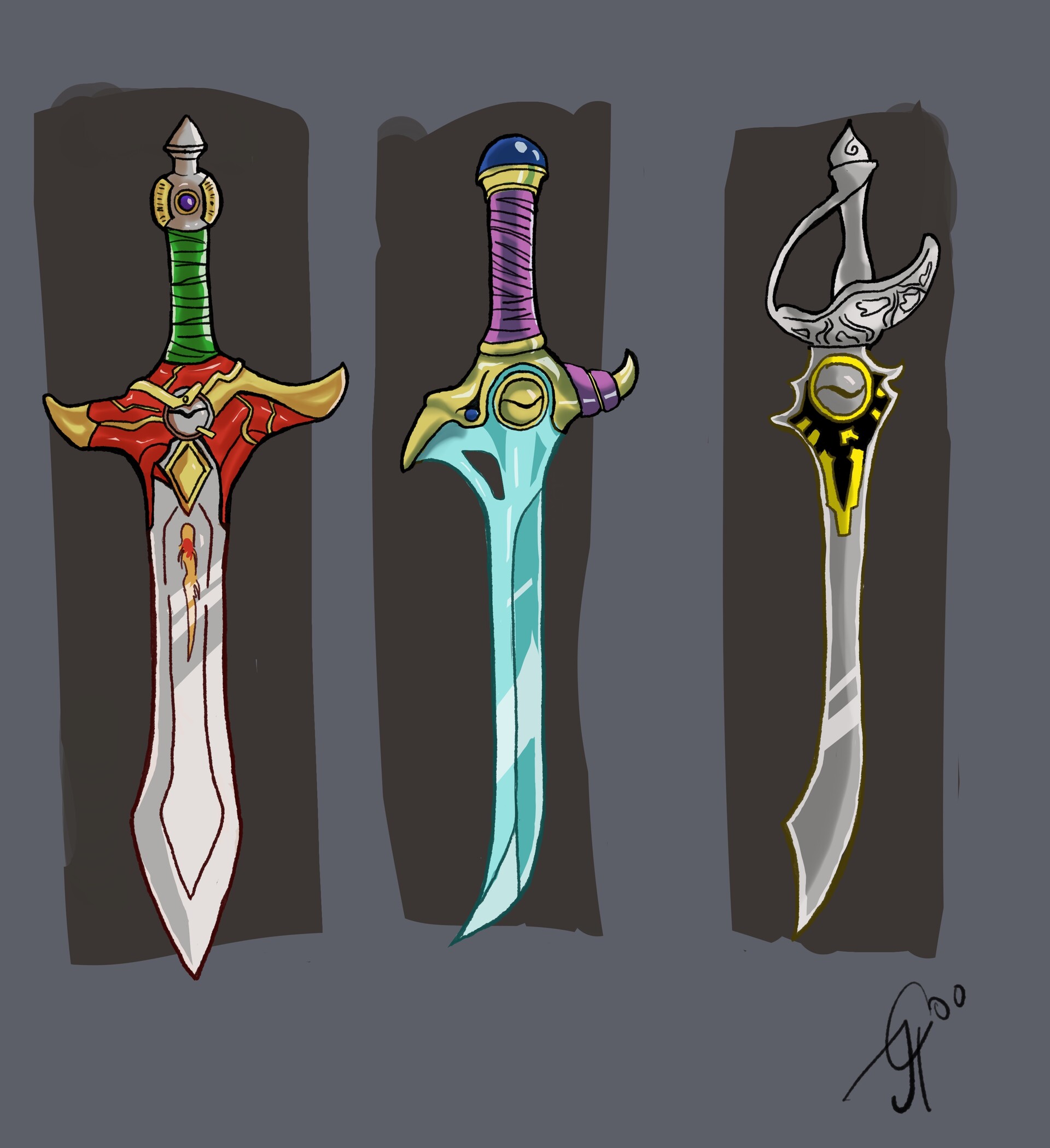 ArtStation - The Swordians - Swordtember 2022