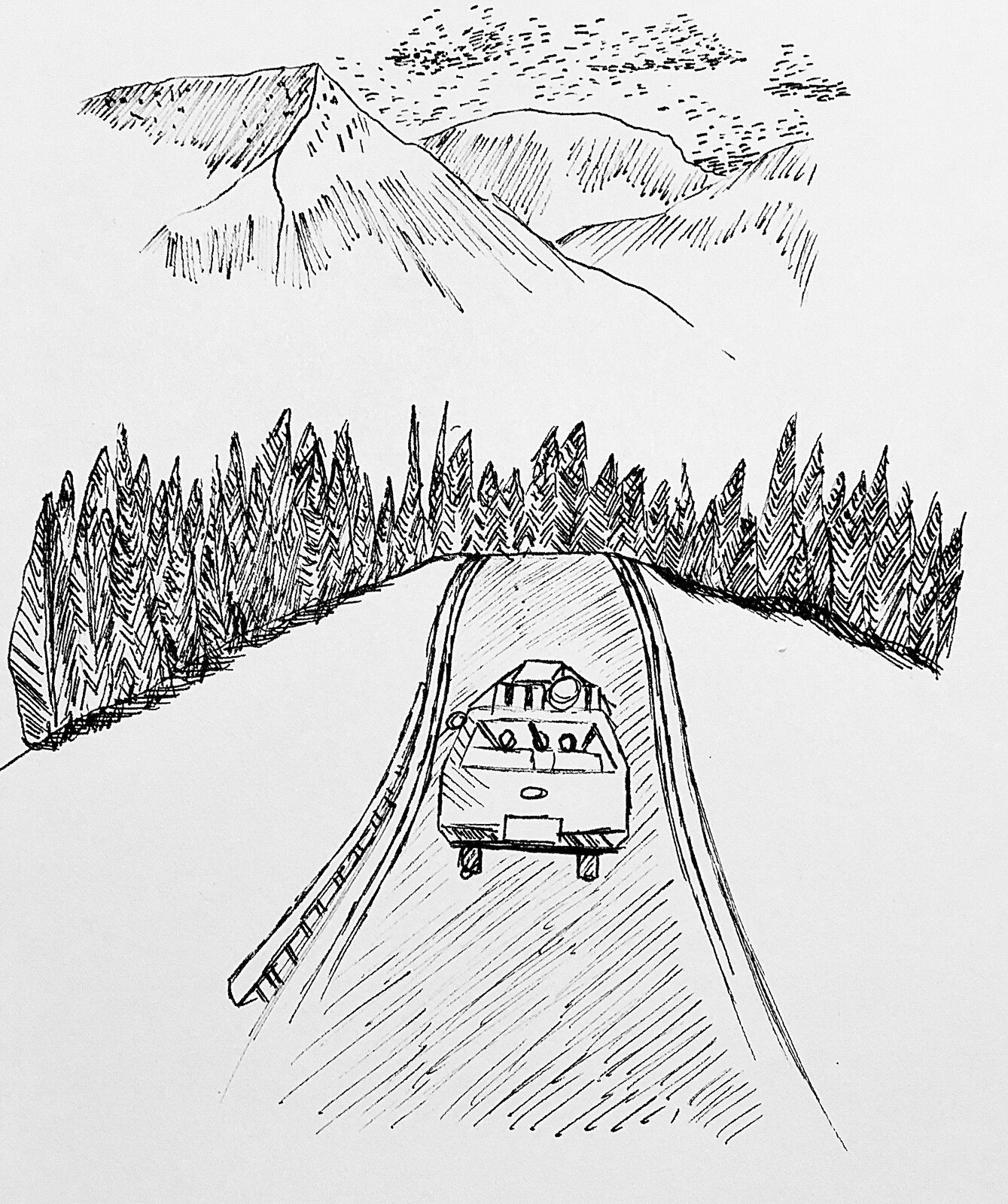 Fred Johnson - Inktober 2022 | 7. Trip