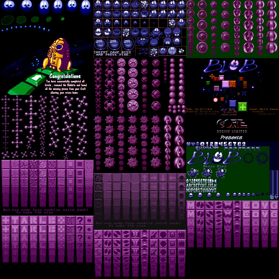 Super Metroid Item Sprites