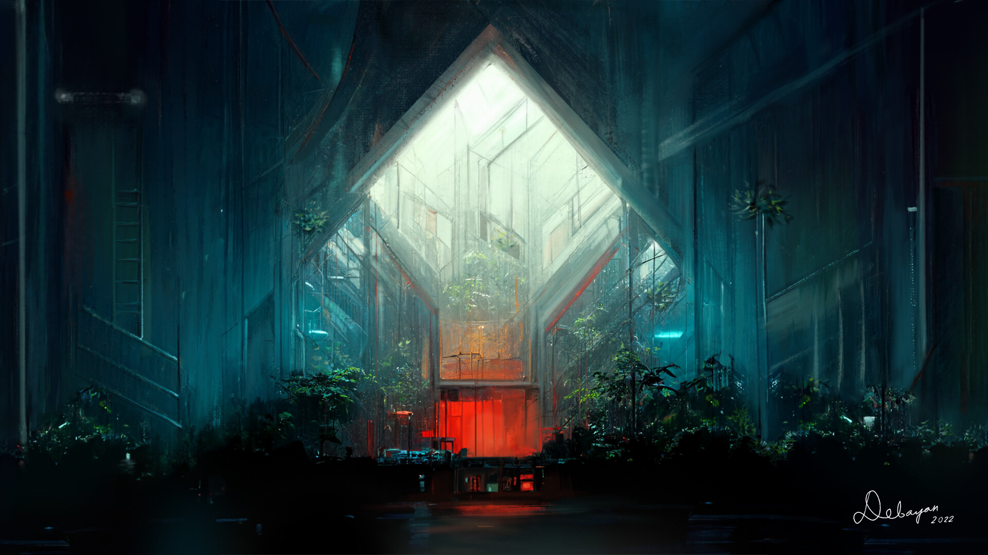 ArtStation - Conservatory of Tomorrow: The Green Haven