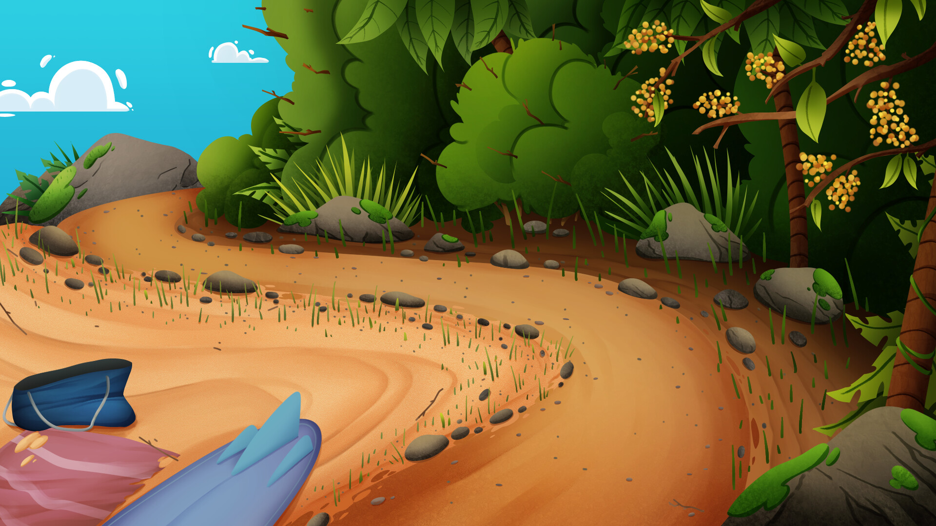 ArtStation - Beach Pathway