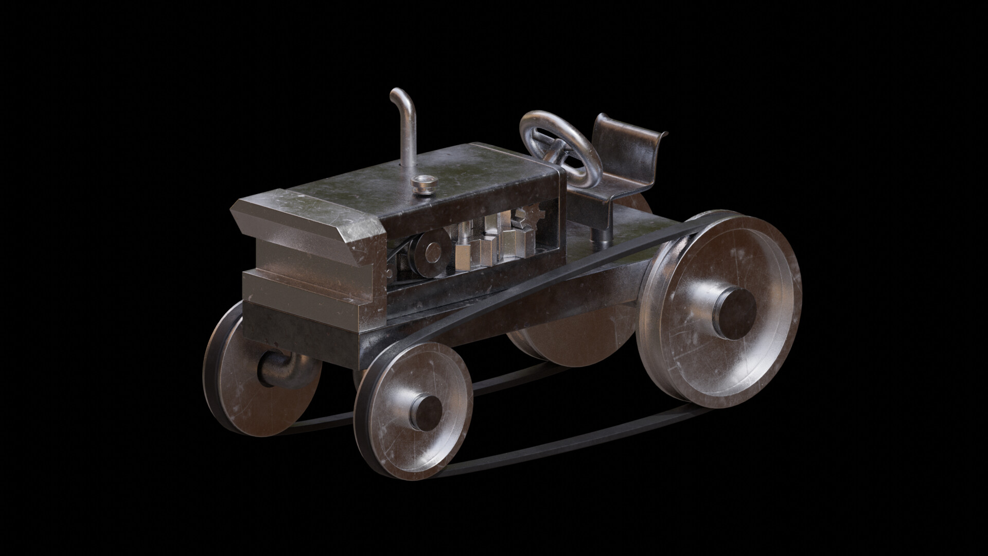 ArtStation - Metal tractor