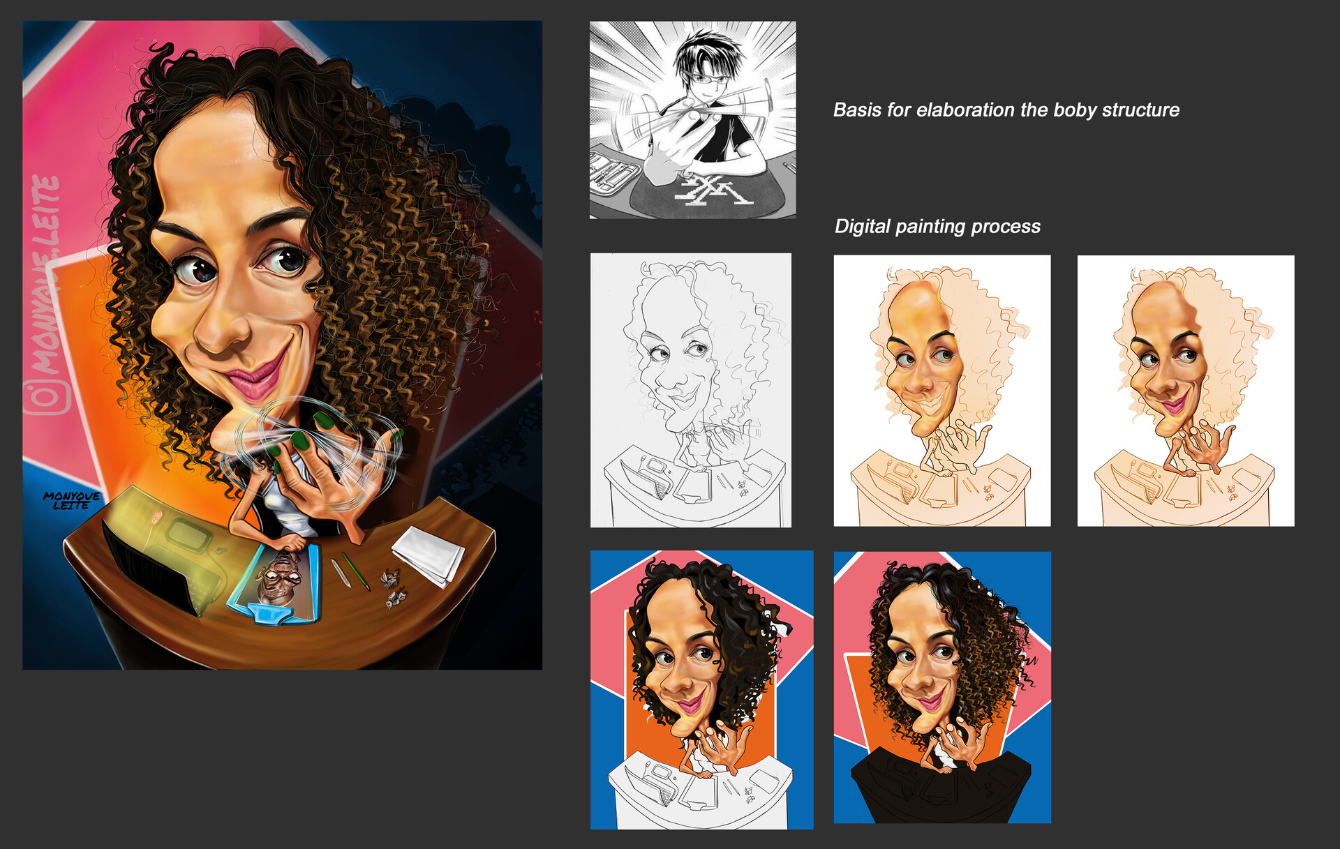 ArtStation - Composition of my own art creation