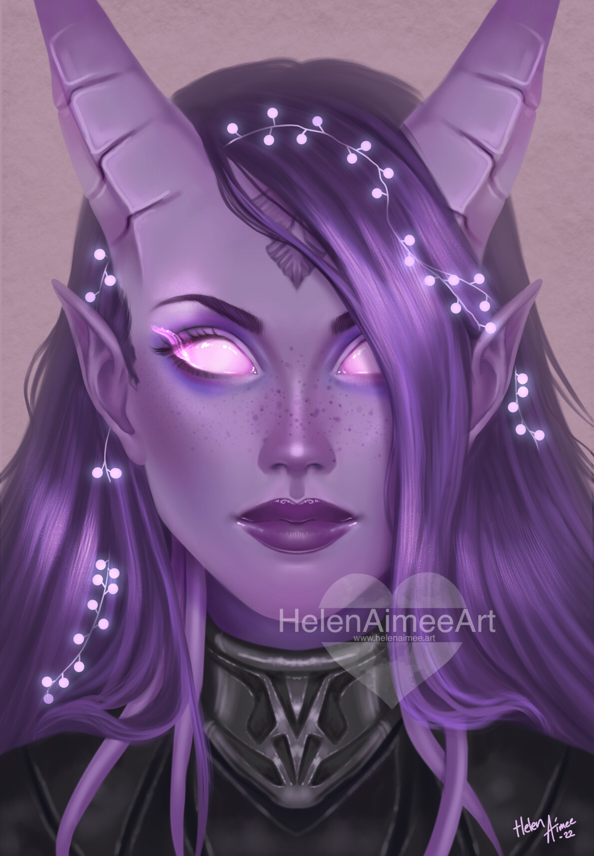 ArtStation - Draenei Symmetry Portrait