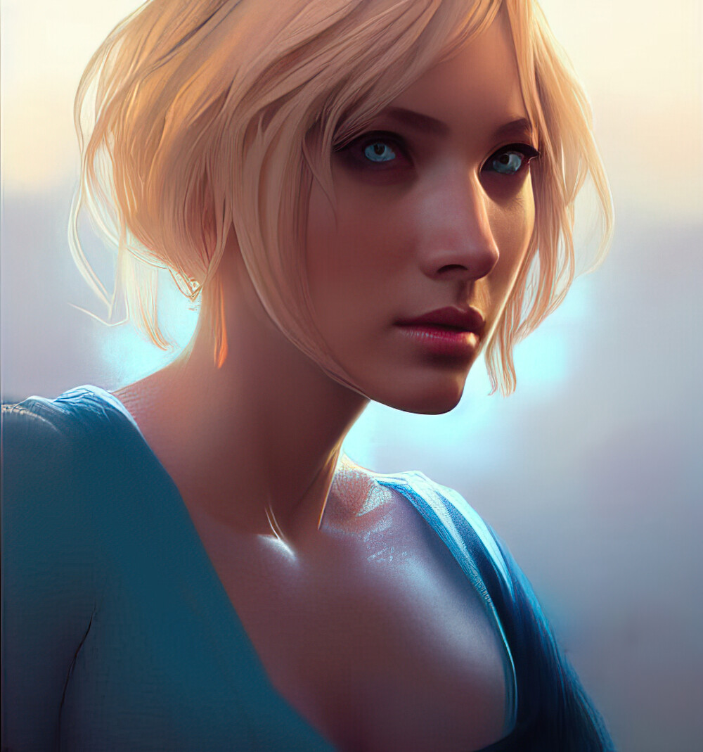ArtStation - The Blonde From Heaven