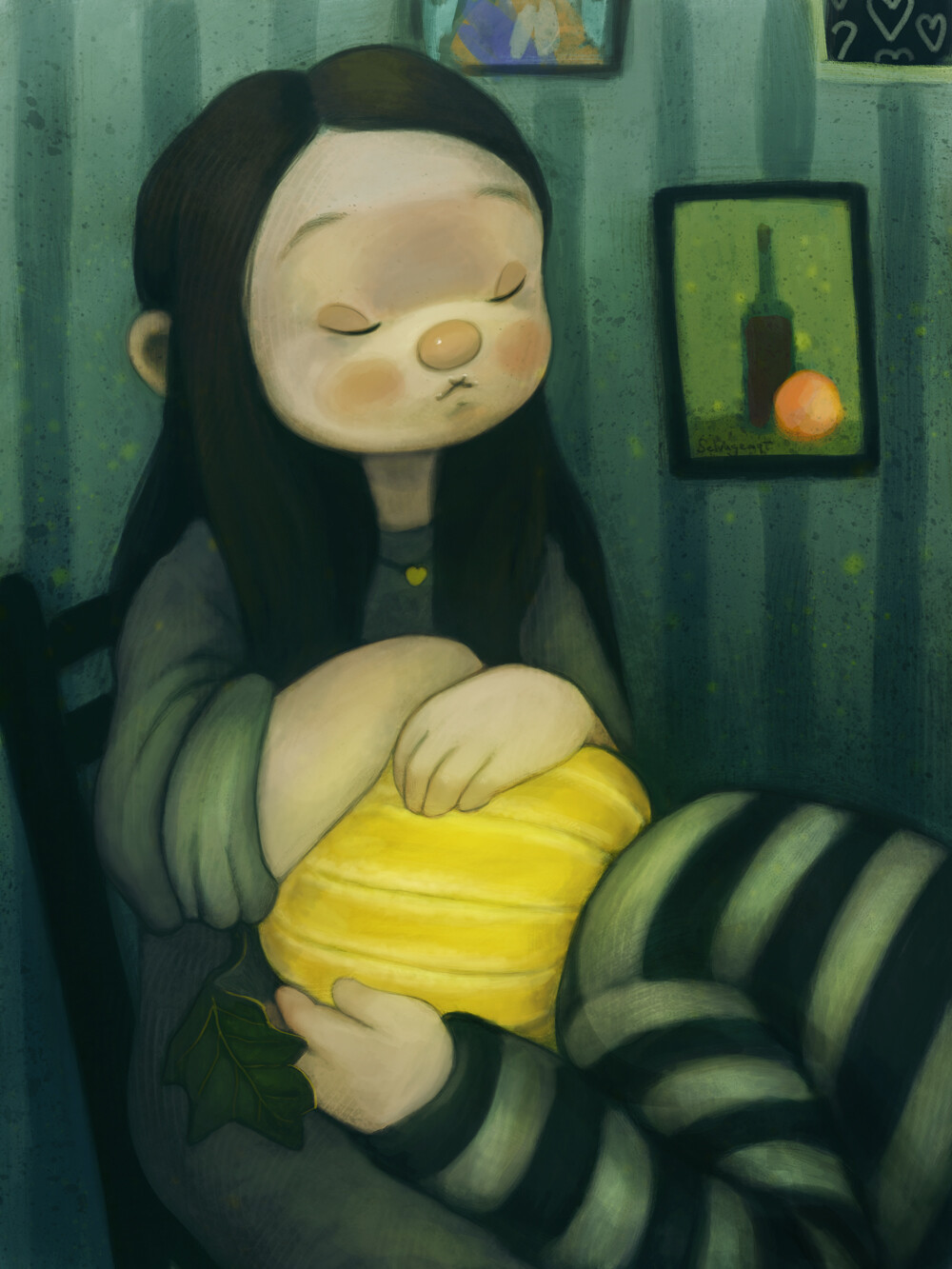 ArtStation - Makuwauri no bakemono (oriental melon monster)