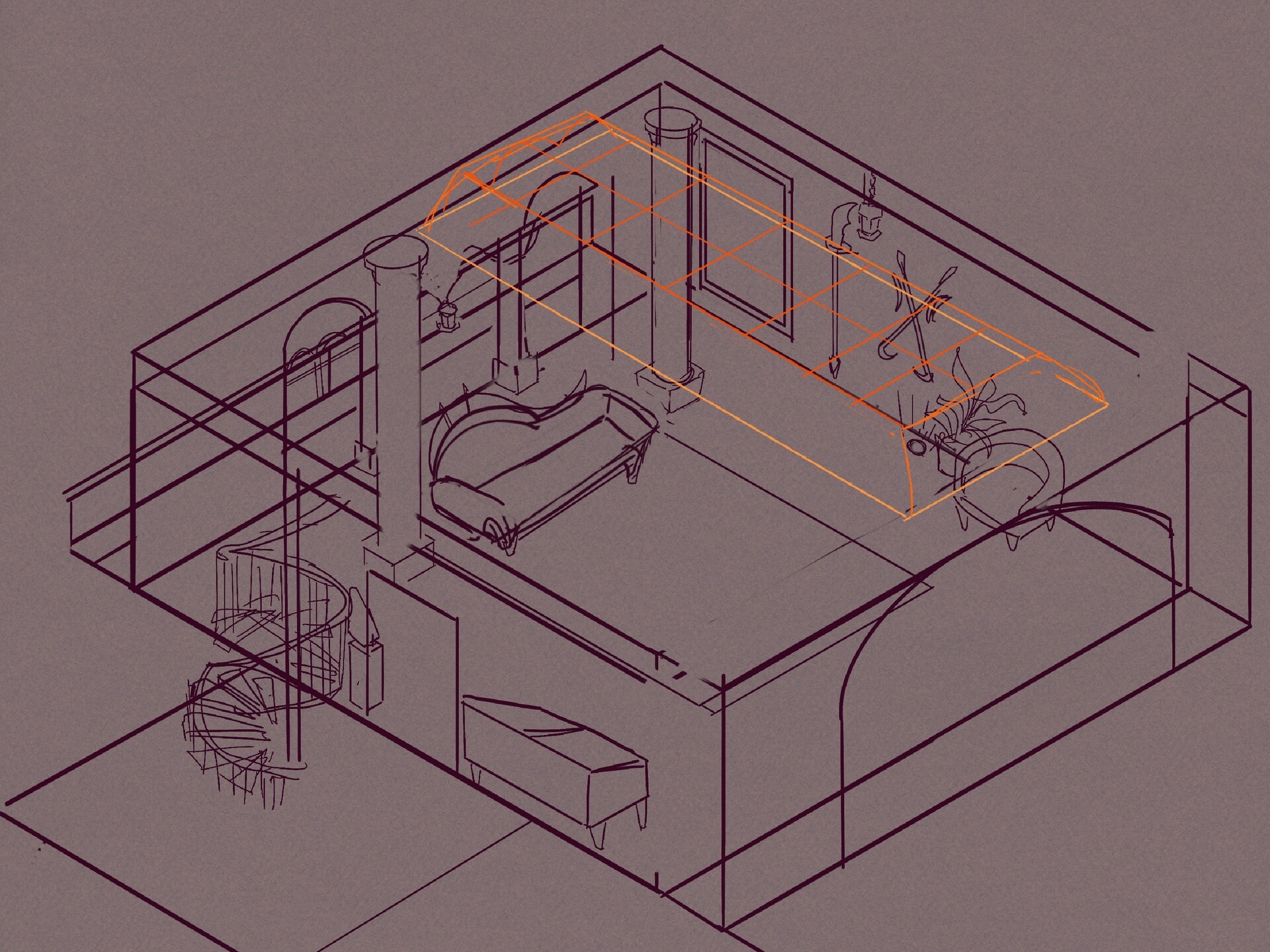 John Arenas - Luxurious Sun Room, Interior environment design concept ...