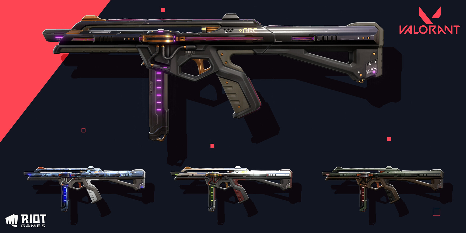 Christoph Gallowitsch - VALORANT - Stinger 'Prelude to Chaos' Weapon Skin