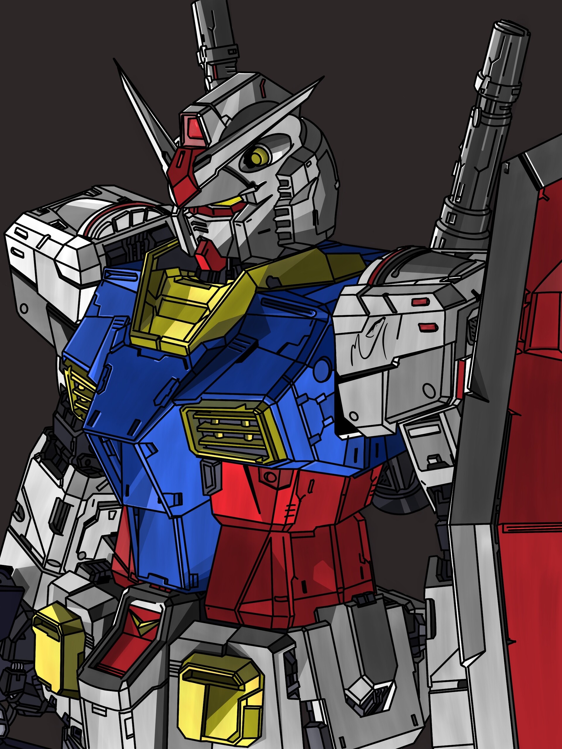 ArtStation - Gundam Rx-78-2