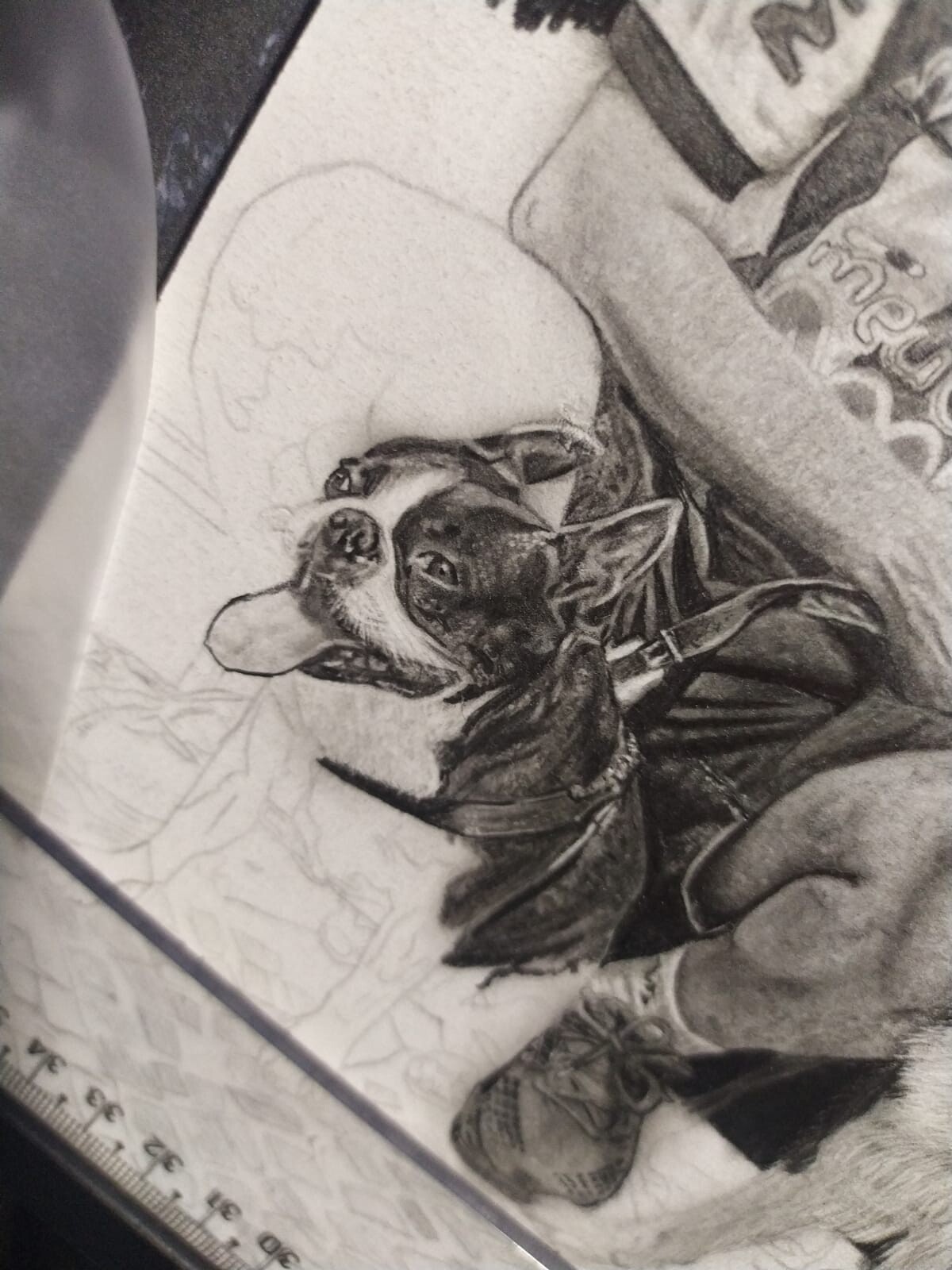 Alex gonçalves_drawing - Drawing Man and Dogs