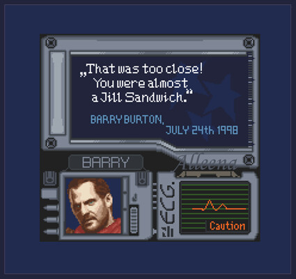 ArtStation - Resident Evil - Pixel Art