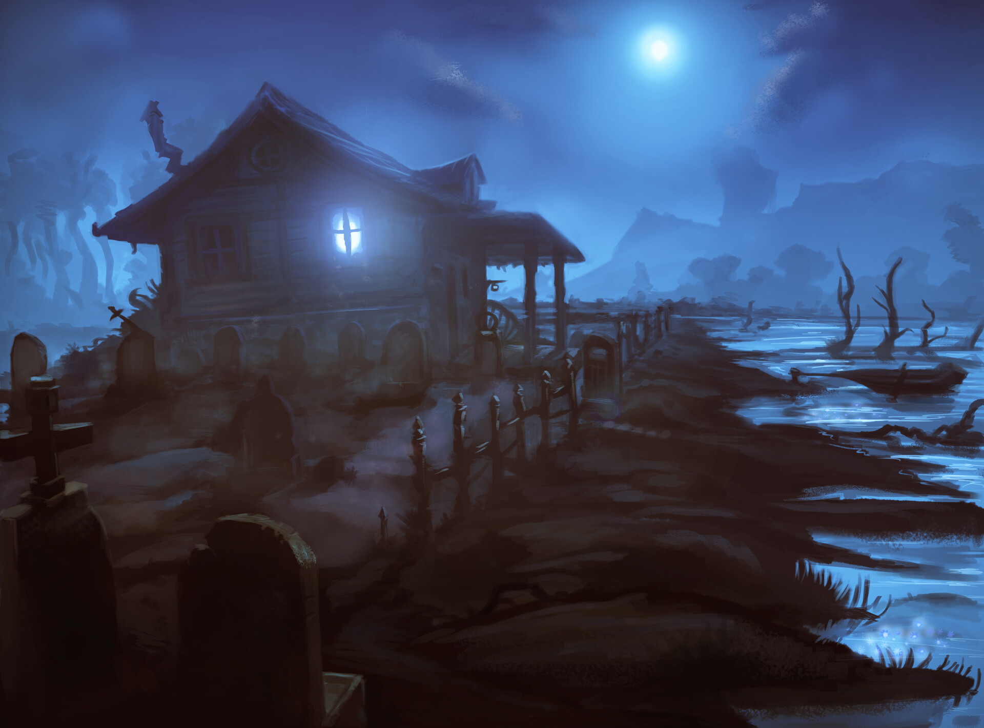 ArtStation - Haunted Swamp