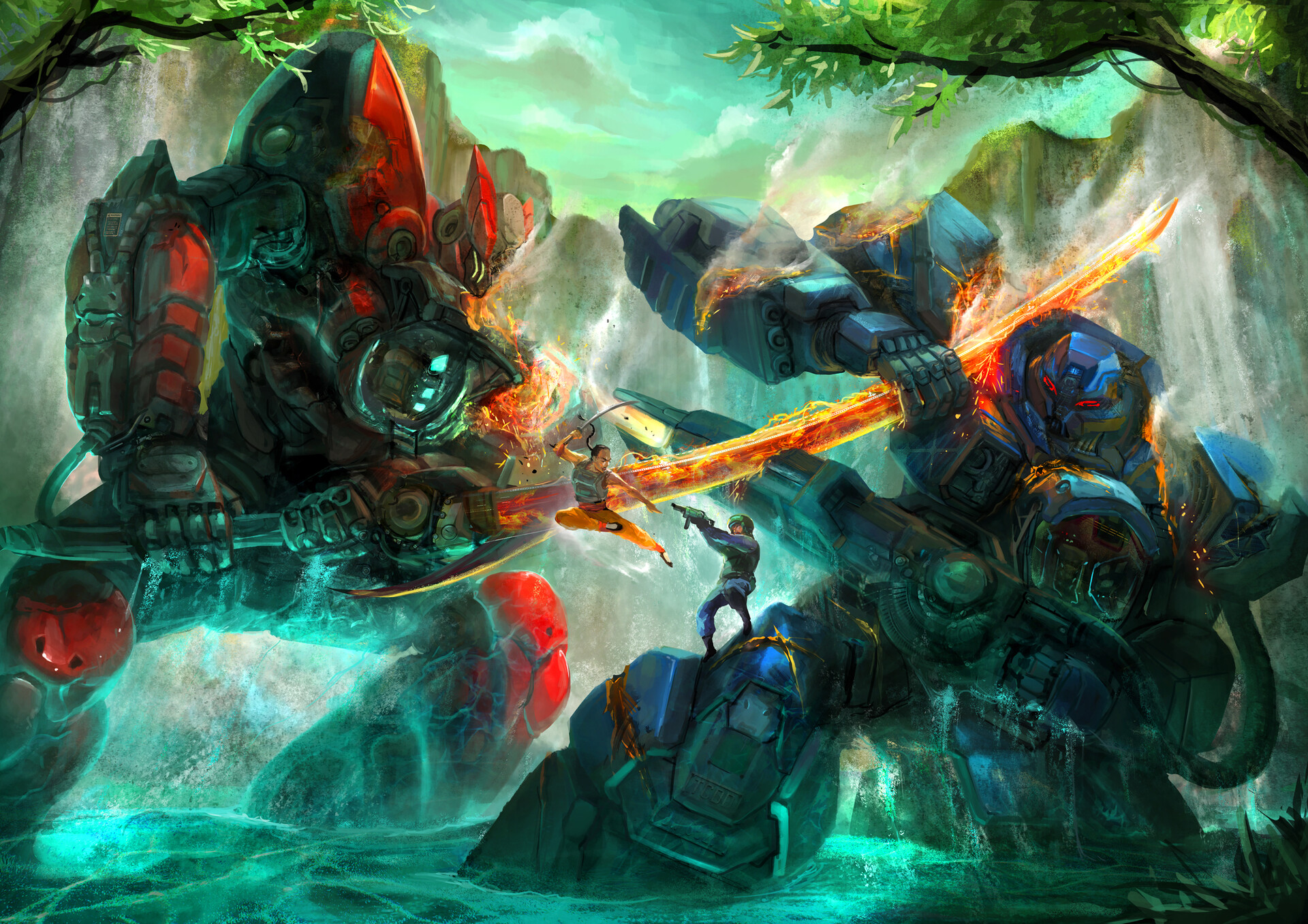 ArtStation - rival battle