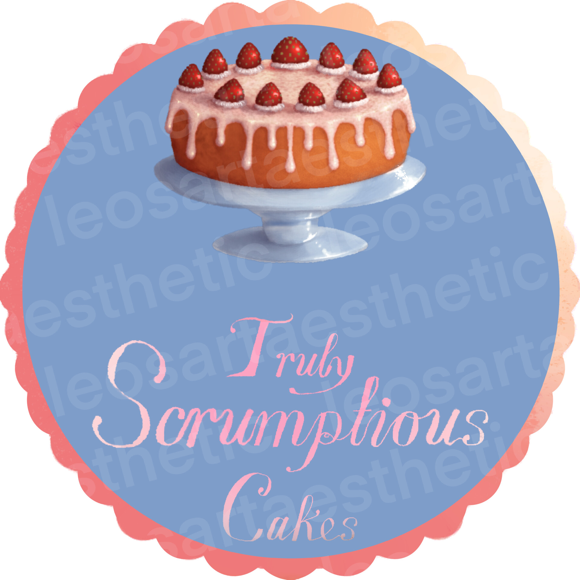 Leo Colsoul da Piedade - Truly Scrumptious Cakes Logo