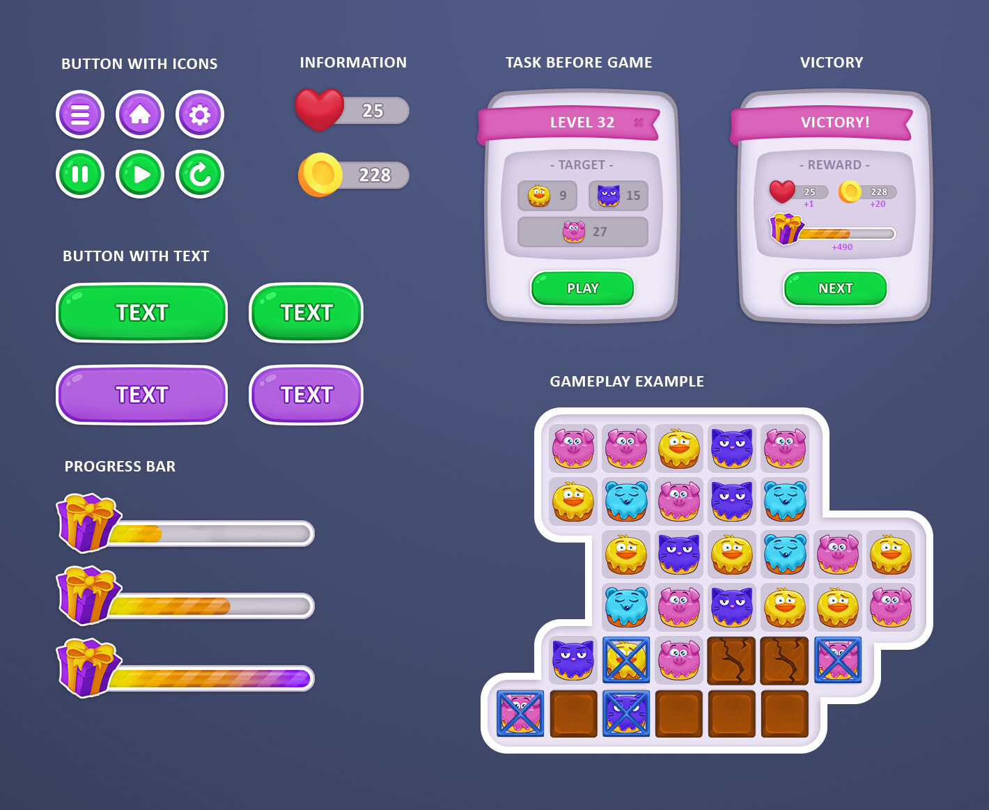 ArtStation - Simple GUI-kit