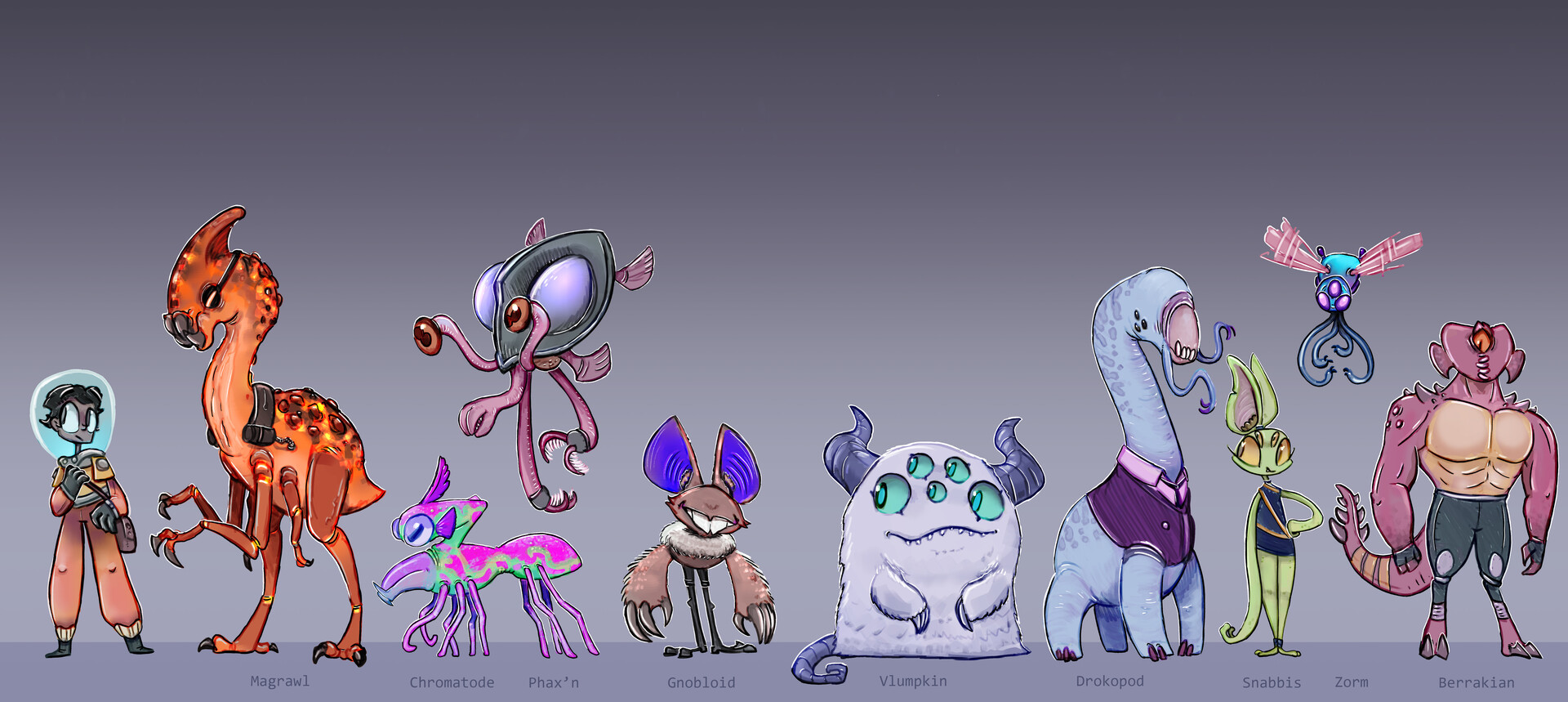 ArtStation - Xenology Races Vol 1