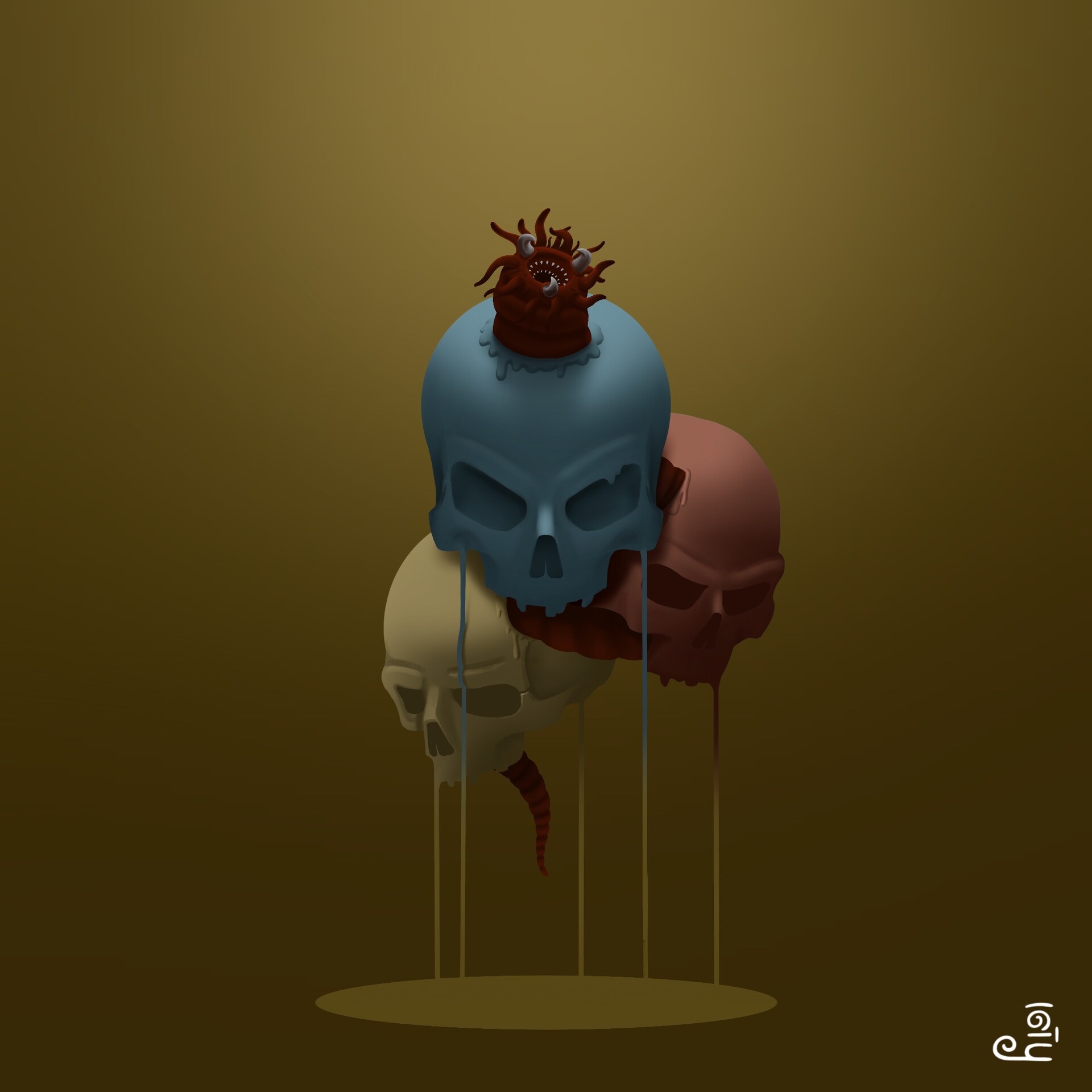 ArtStation - Mongolian death worms