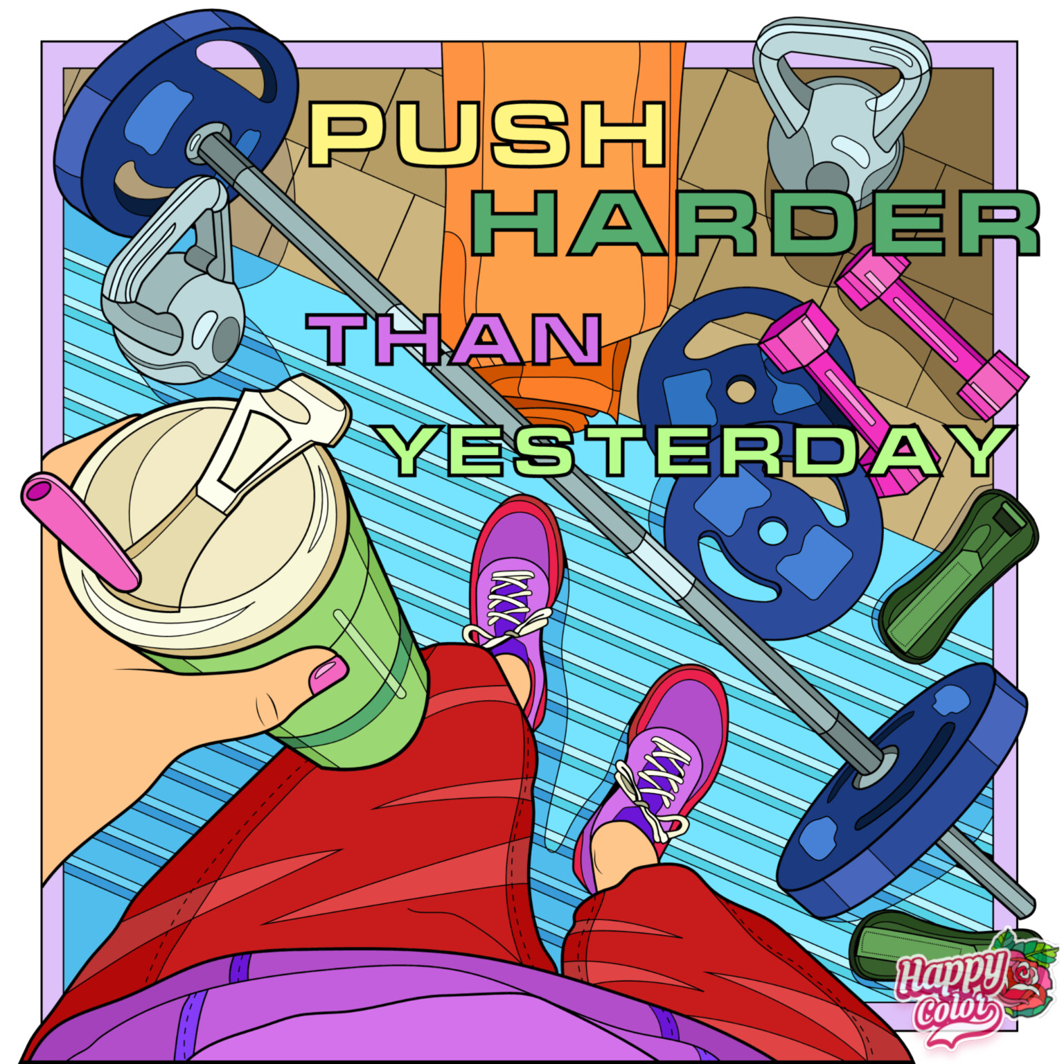 ArtStation - PUSH HARDER THAN YESTERDAY