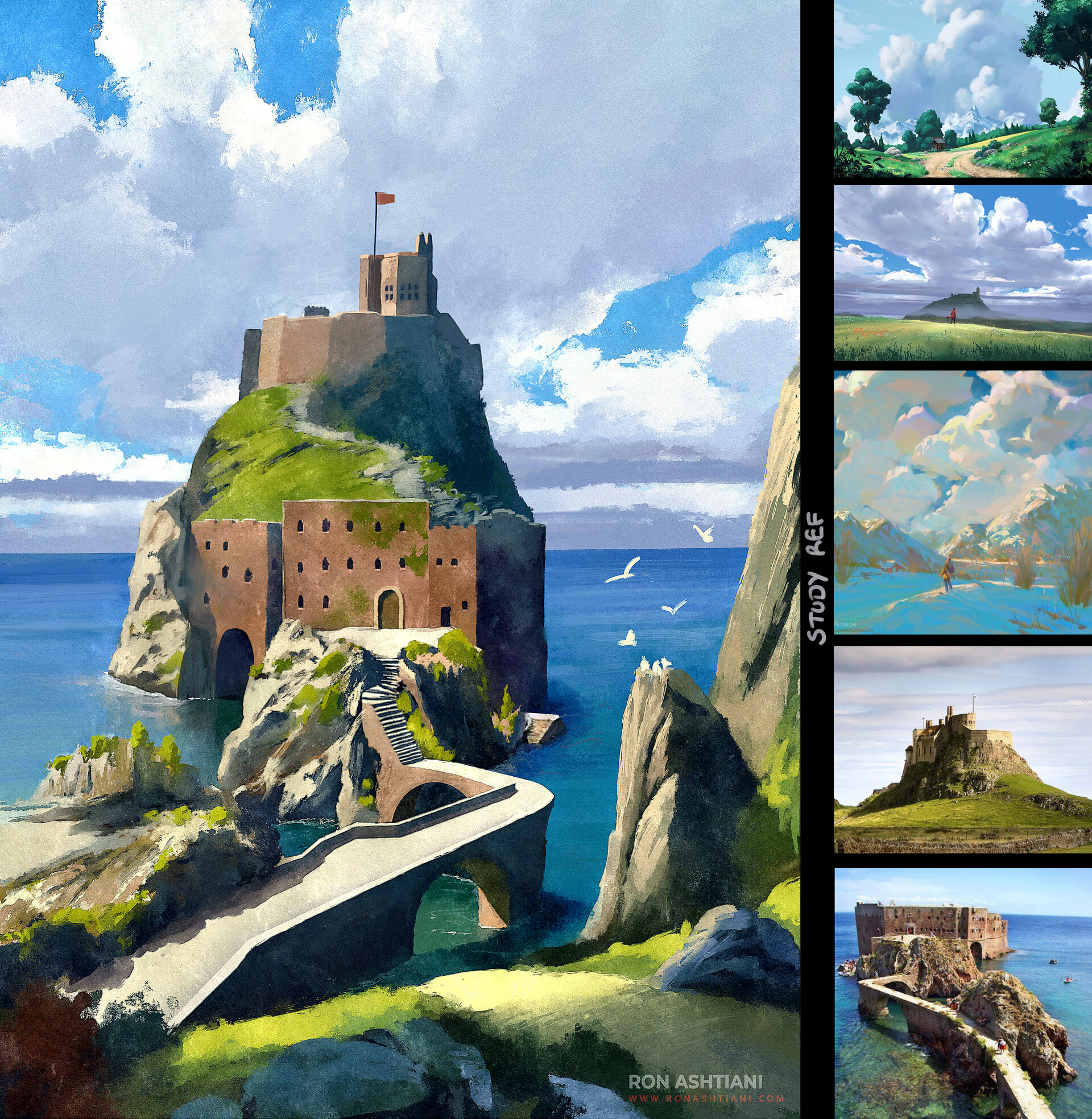 ArtStation - Mediterranean fort