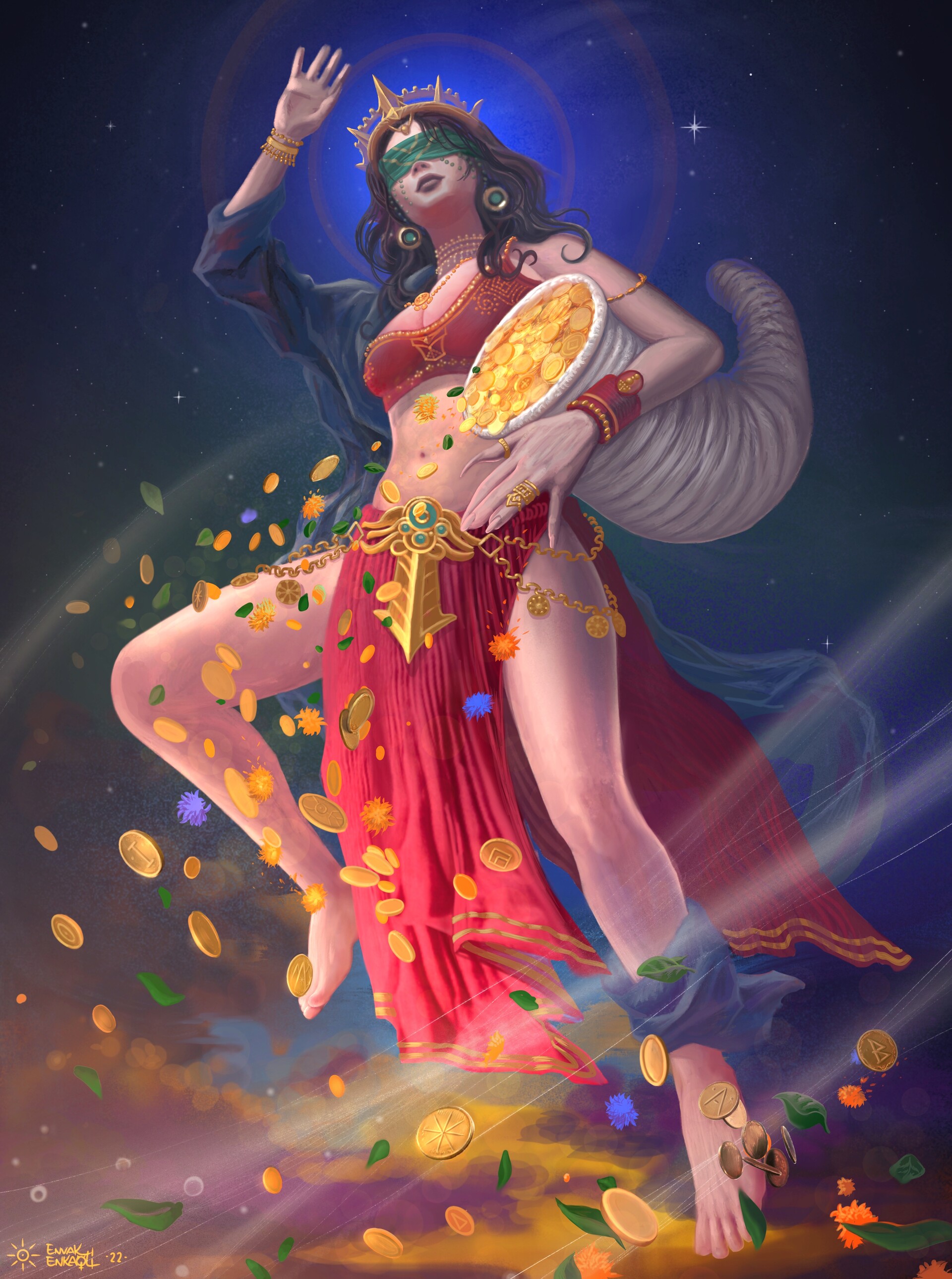 ArtStation - Tyche Fortune Goddess