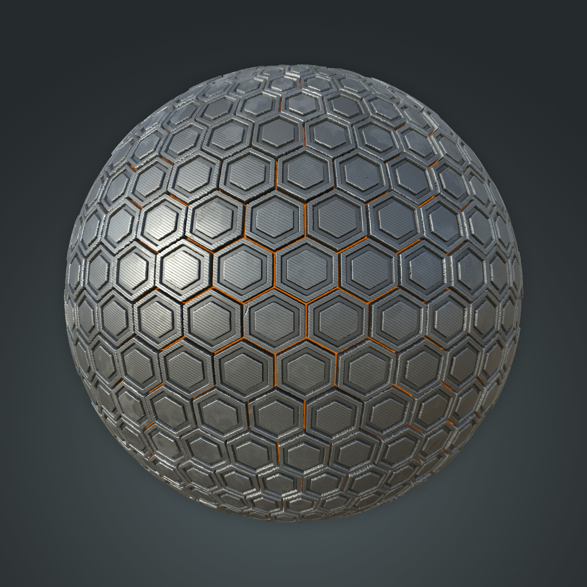 Ash Walton - Sci-Fi Hexagon Material - Playing With Math and Curves