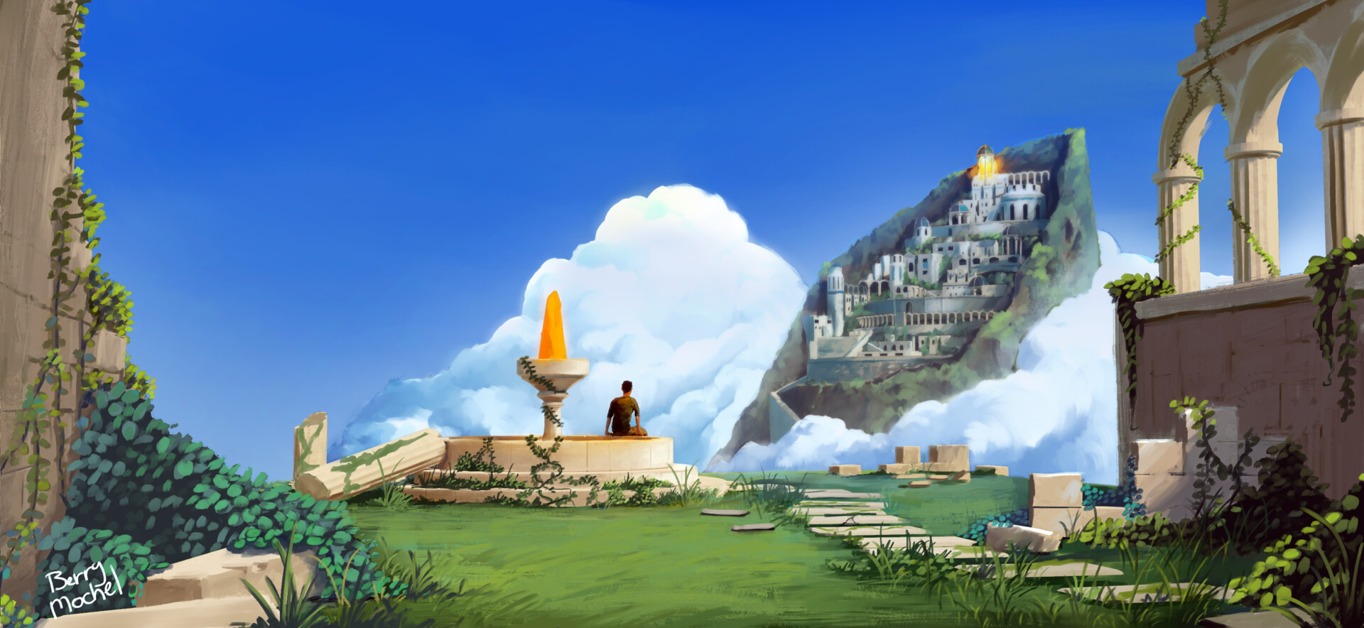 ArtStation - Little Timmy's messing about with the magic crystal beacon ...