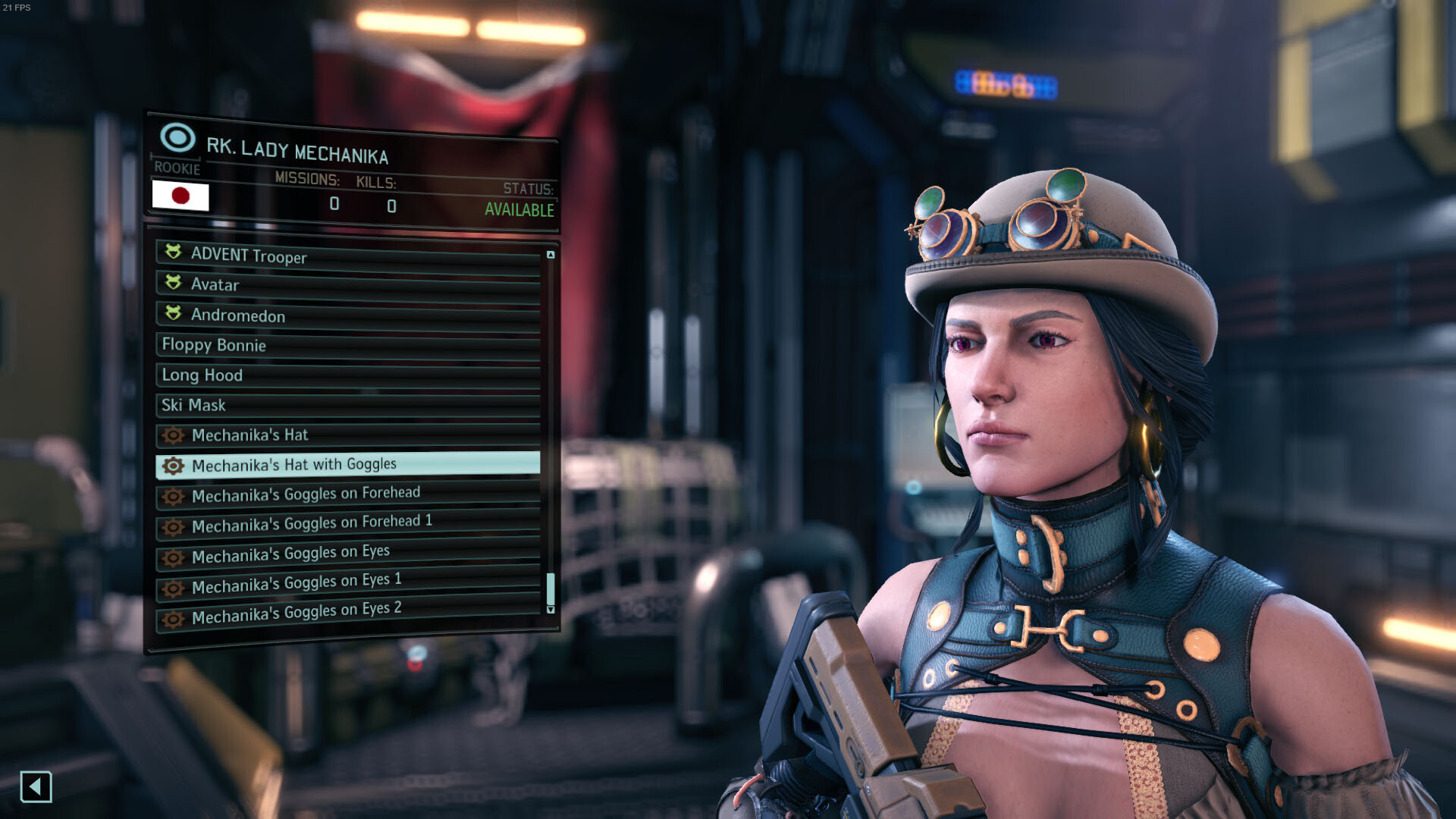 Oleksandr Petrychenko - XCOM 2 Mod - Lady Mechanika Squadmate