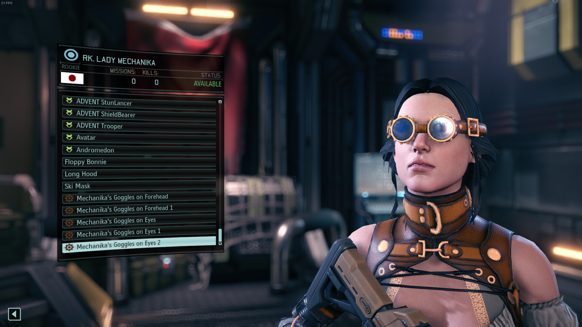 Oleksandr Petrychenko - XCOM 2 Mod - Lady Mechanika Squadmate