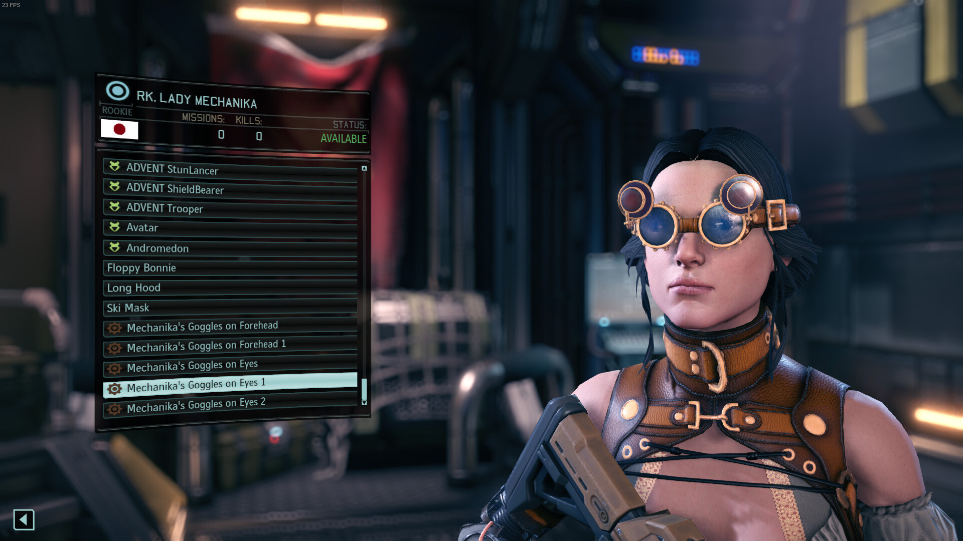 Oleksandr Petrychenko - XCOM 2 Mod - Lady Mechanika Squadmate