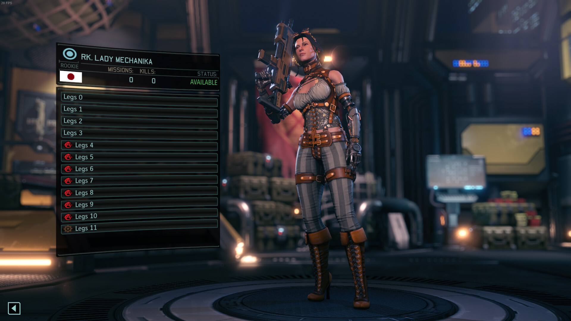 Oleksandr Petrychenko - XCOM 2 Mod - Lady Mechanika Squadmate