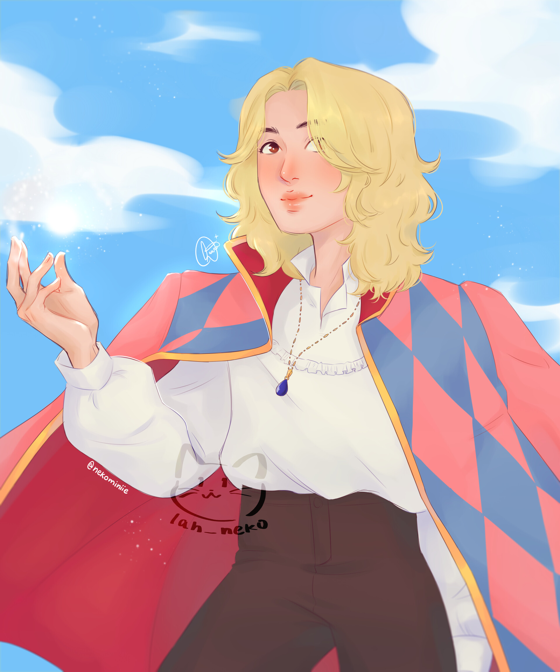 ArtStation - Me dressed as howl