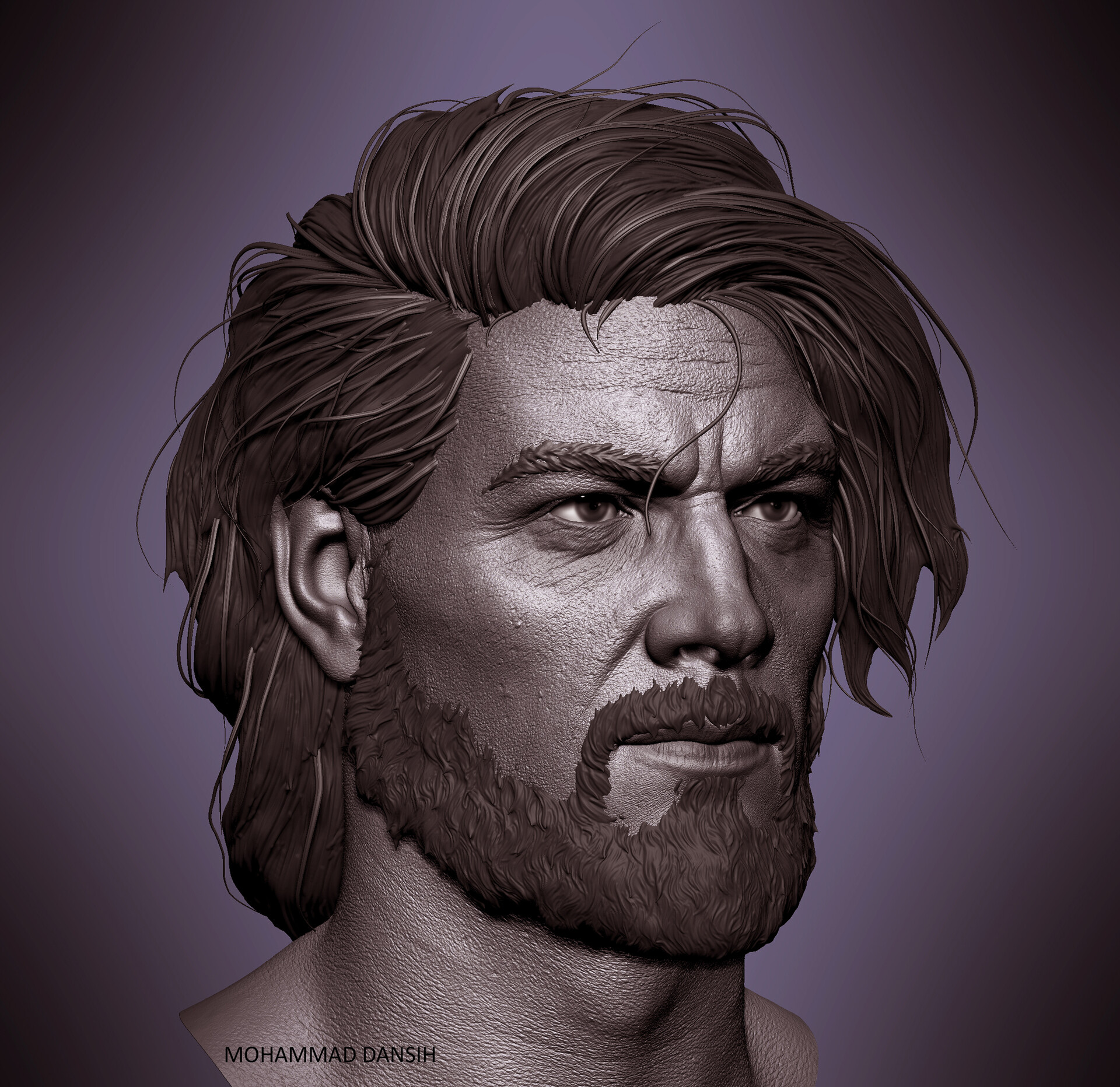 Mohammad Danish - Old Hunter Head