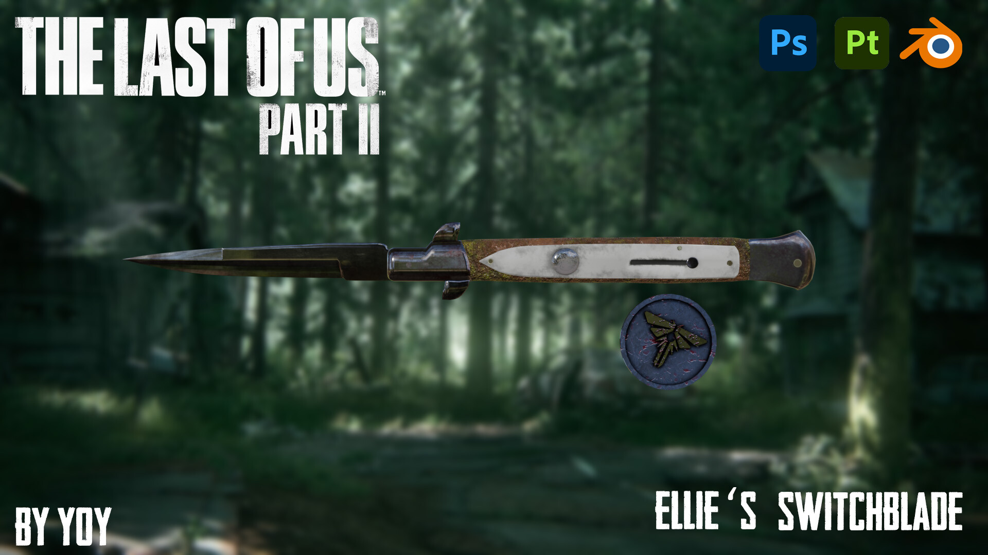 ArtStation - Ellie's Switchblade and Firefly Pendant