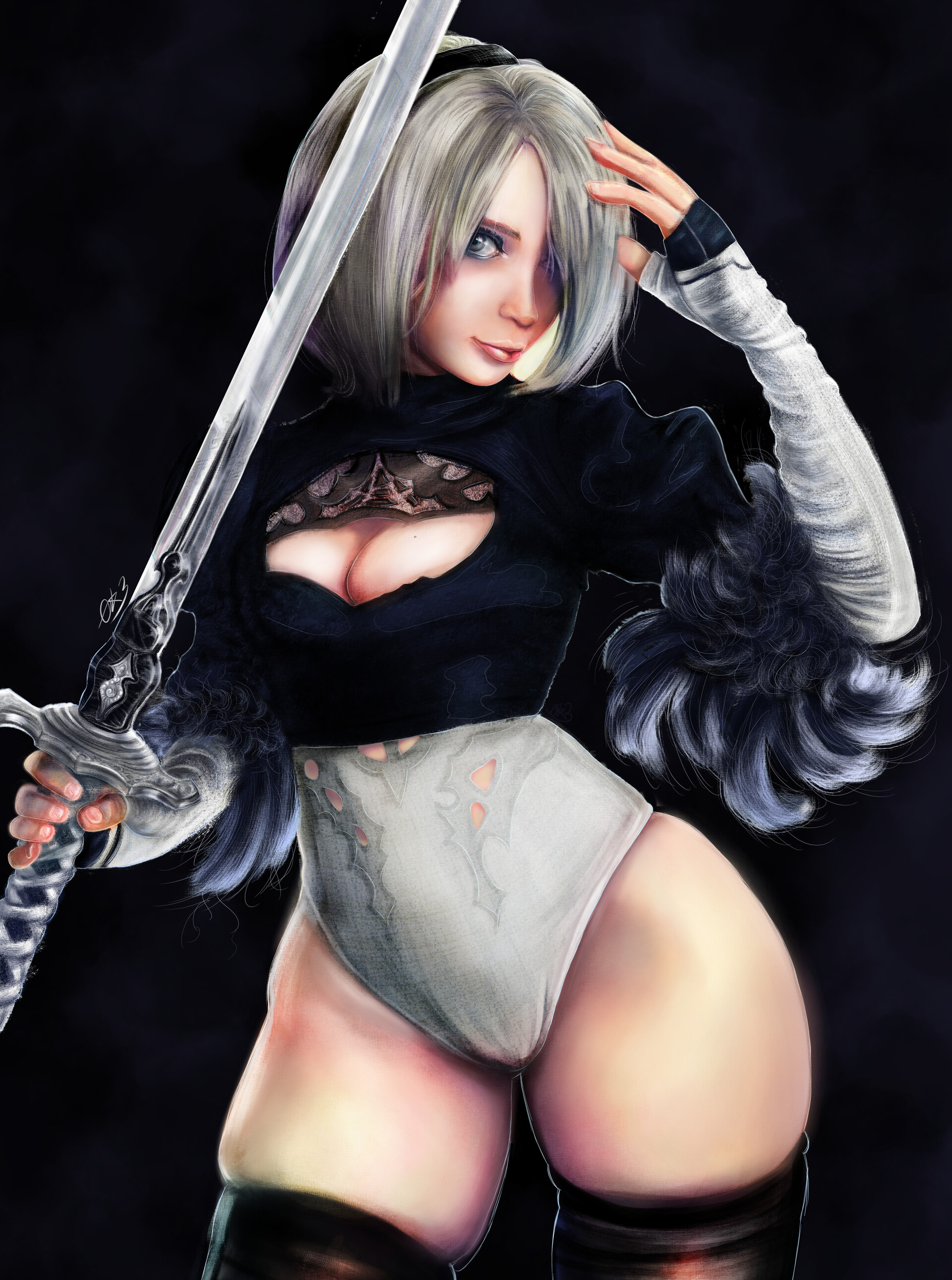 ArtStation - 2b from Nier