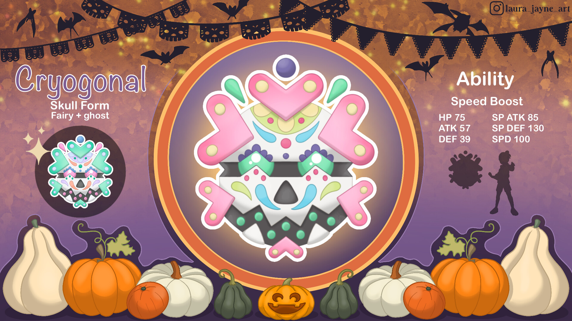 ArtStation - Hallowed Pokémon - Cryogonal