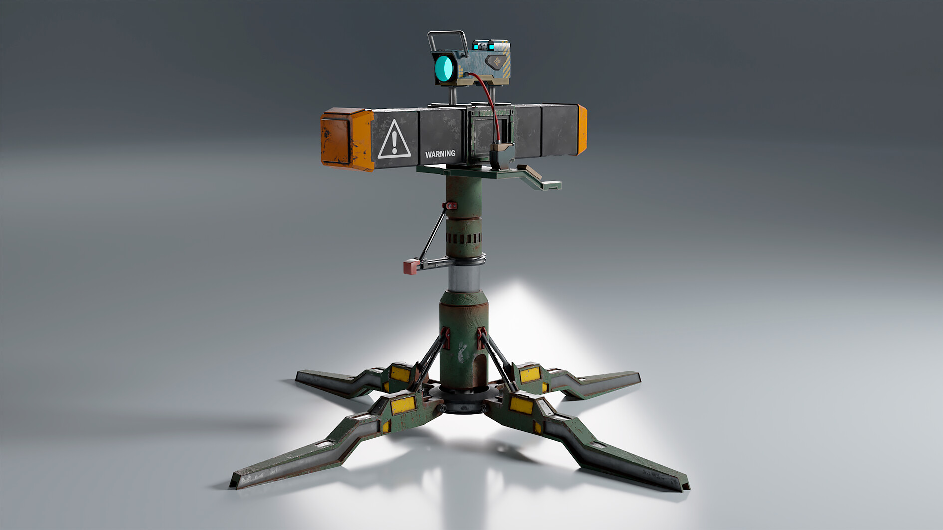ArtStation - Rocket Turret VR-2C