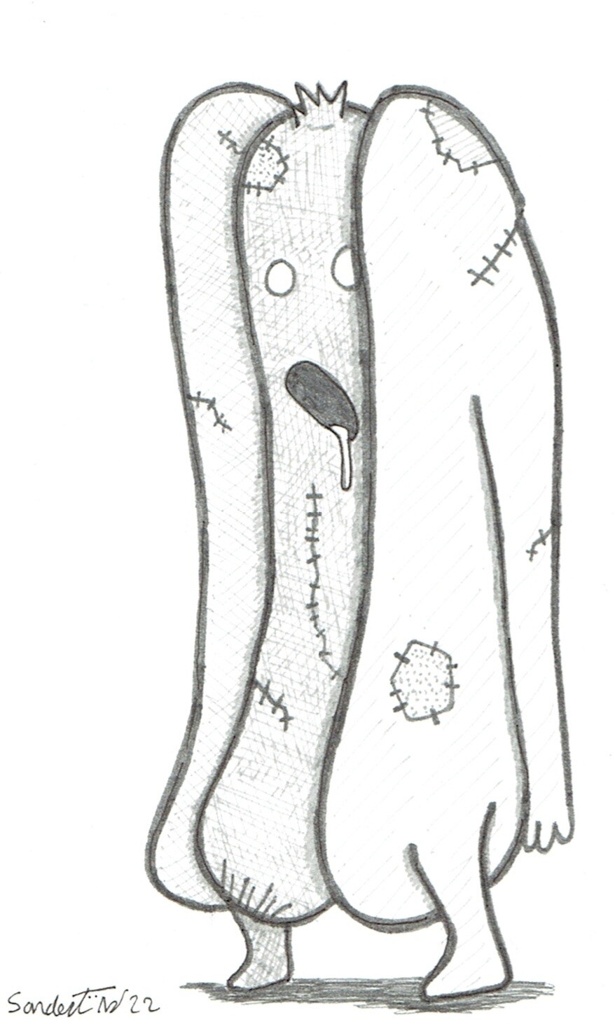 ArtStation - Inktober Day 8: Scribble Beast 401