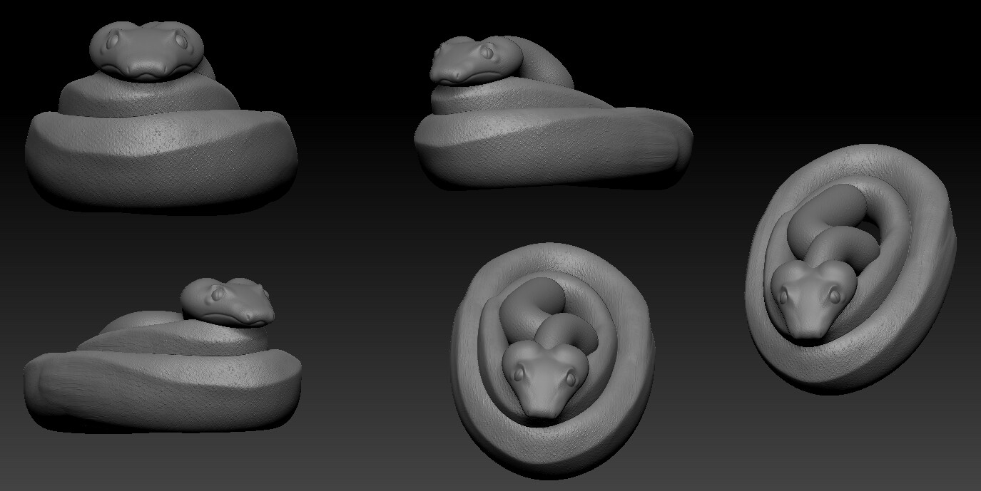 ArtStation - Practice With Alpha Made a Snake