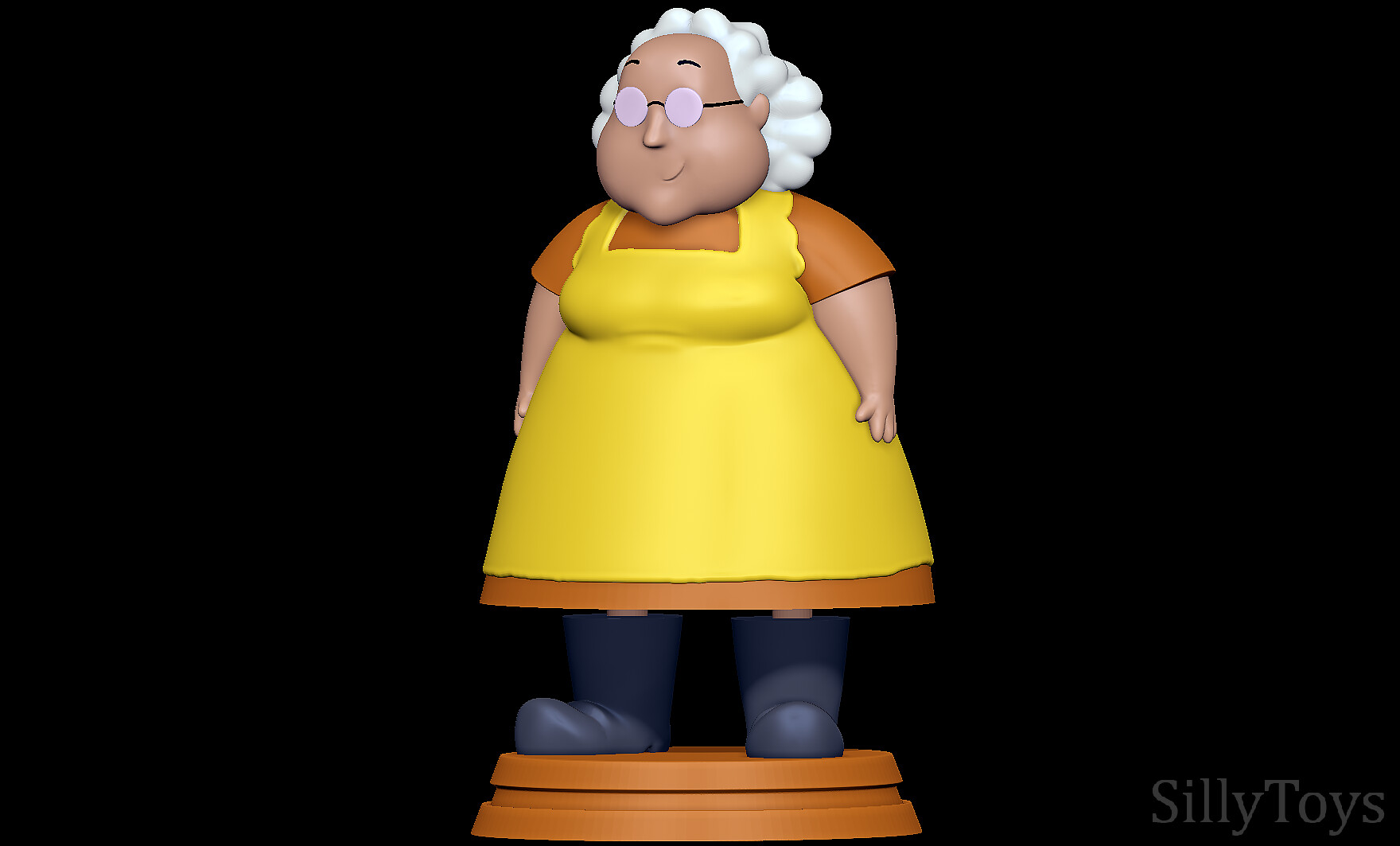 ArtStation - Muriel Bagge - Courage the Cowardly Dog 3D print model